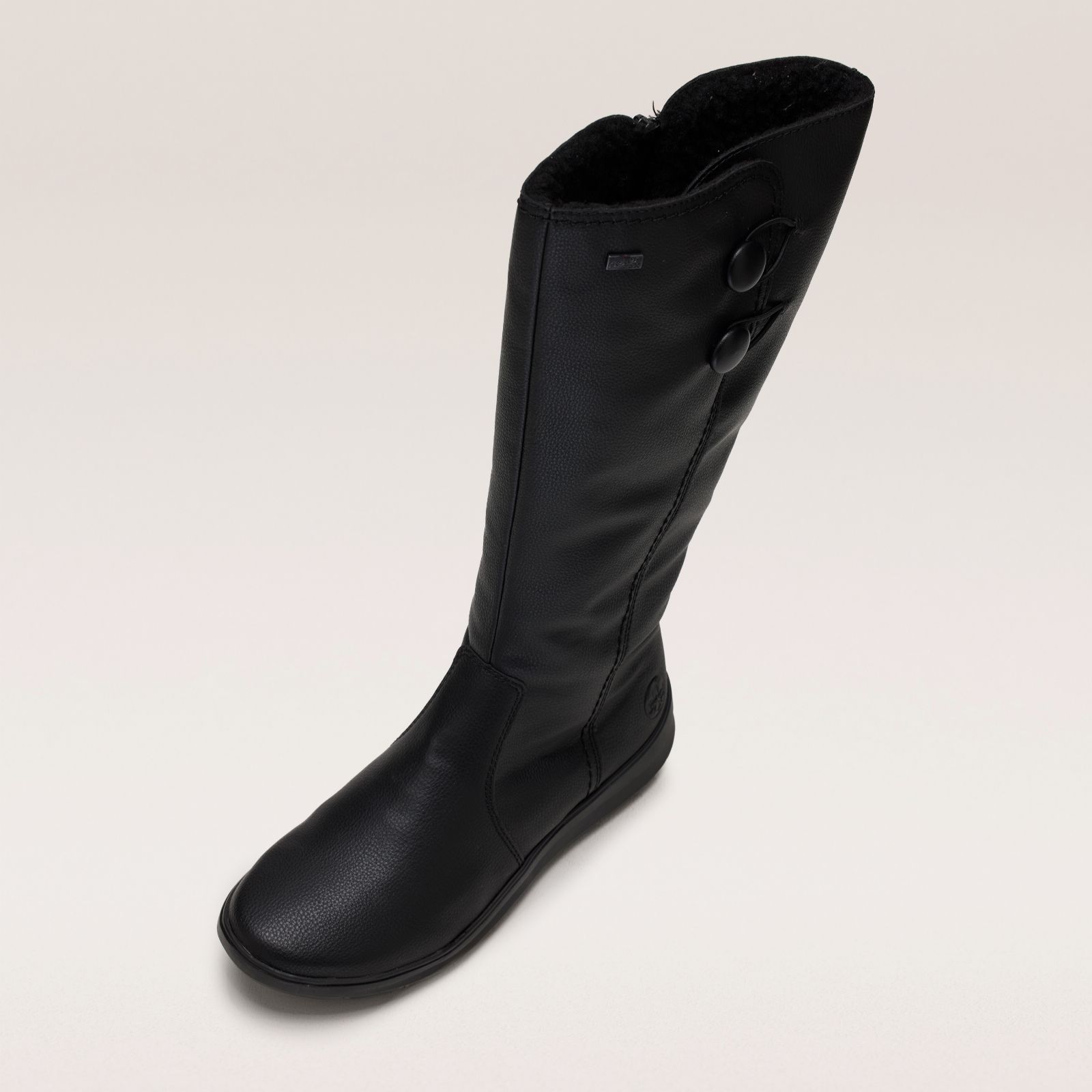 Rieker Knee High Button Boot - QVC UK