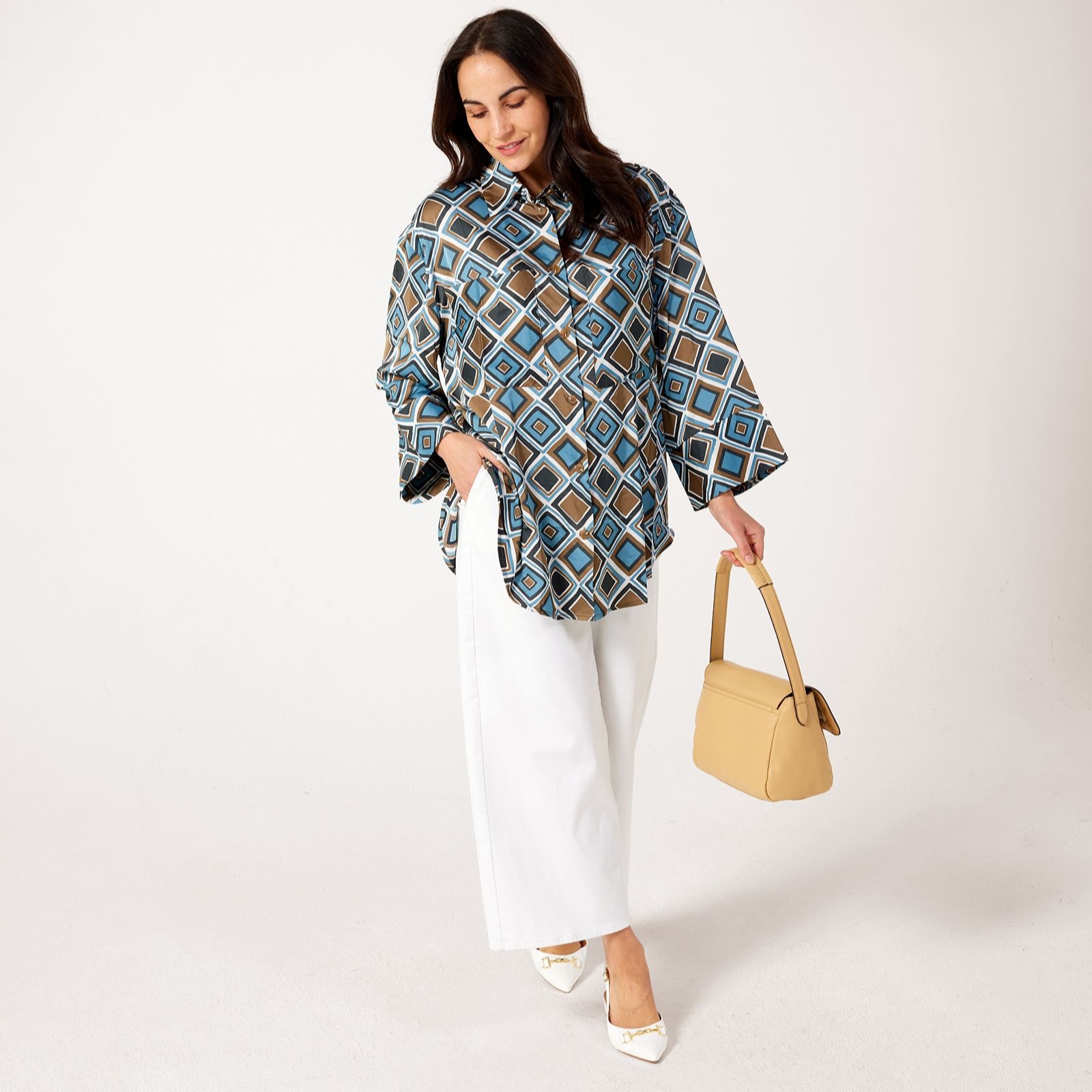 Frank Usher Printed Shirt - QVC UK