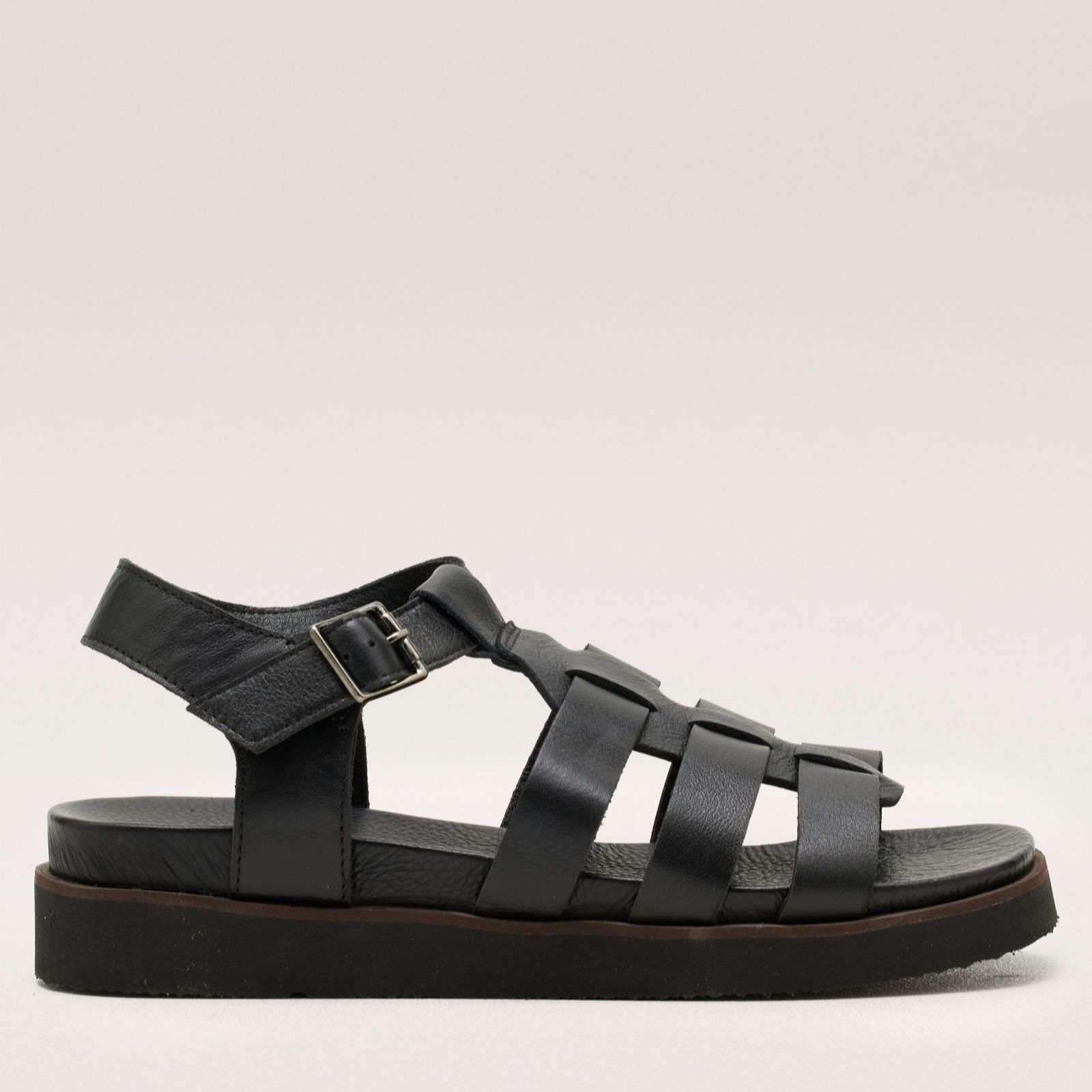 Shoon Shipshape Leather Sandal - QVC UK