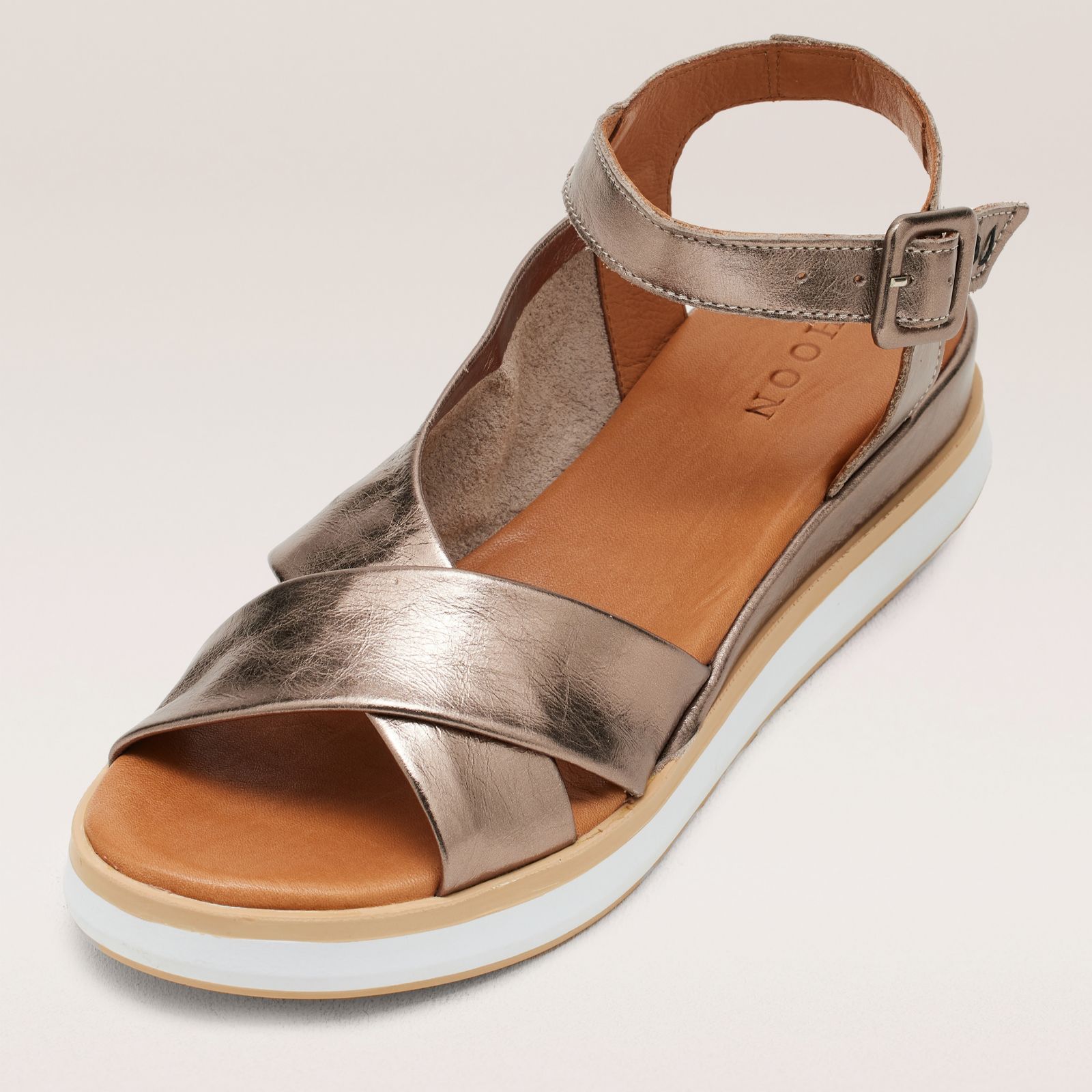 Shoon Meade Leather Sandal - QVC UK