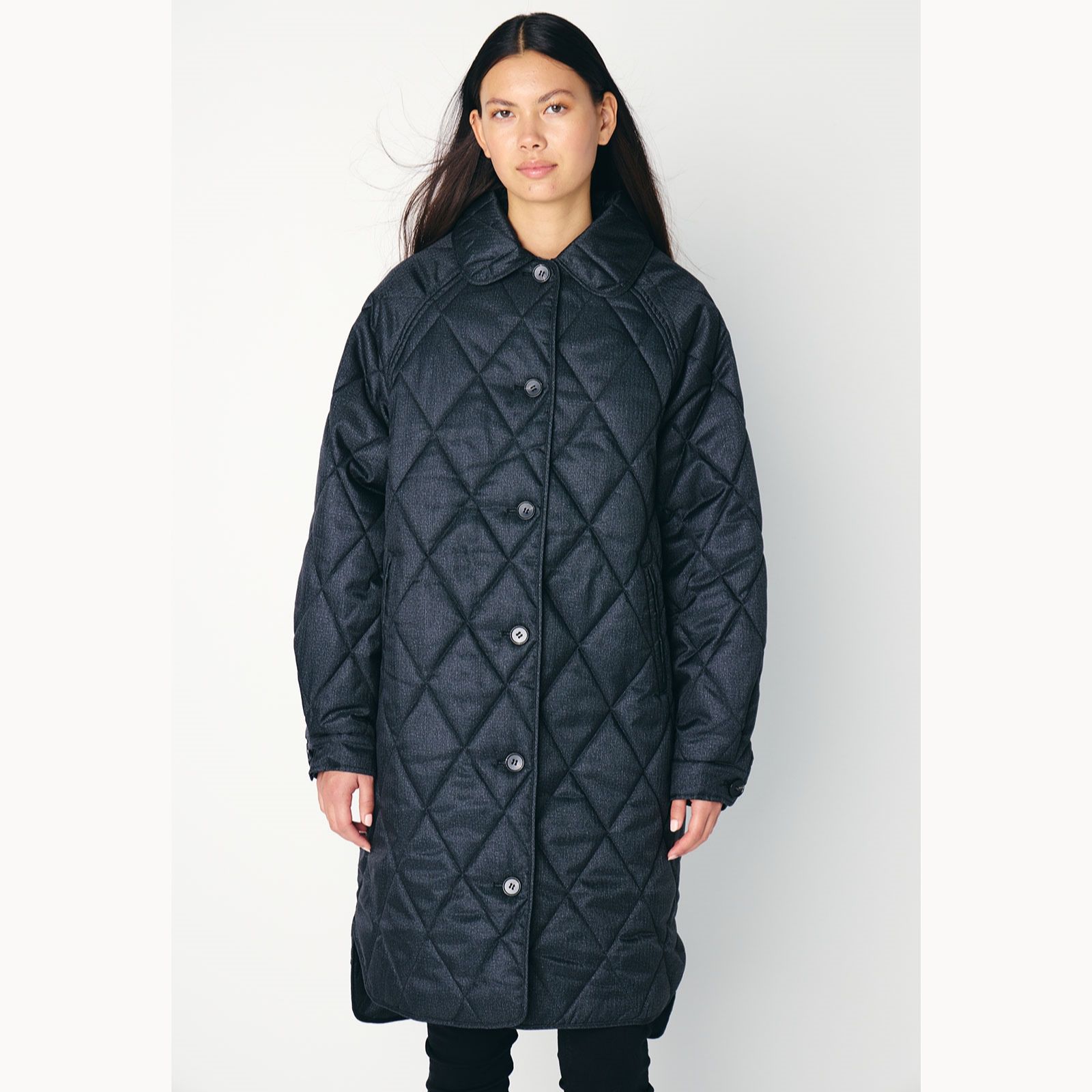 ICHI Hazta Quilted Jacket - QVC UK