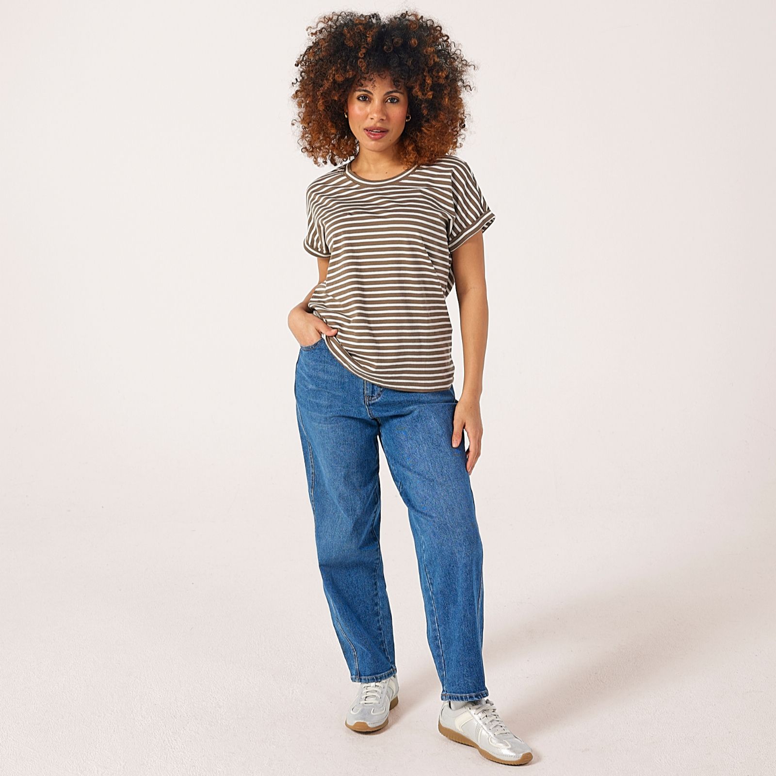 Only Set of 2 Cotton T-Shirts - QVC UK