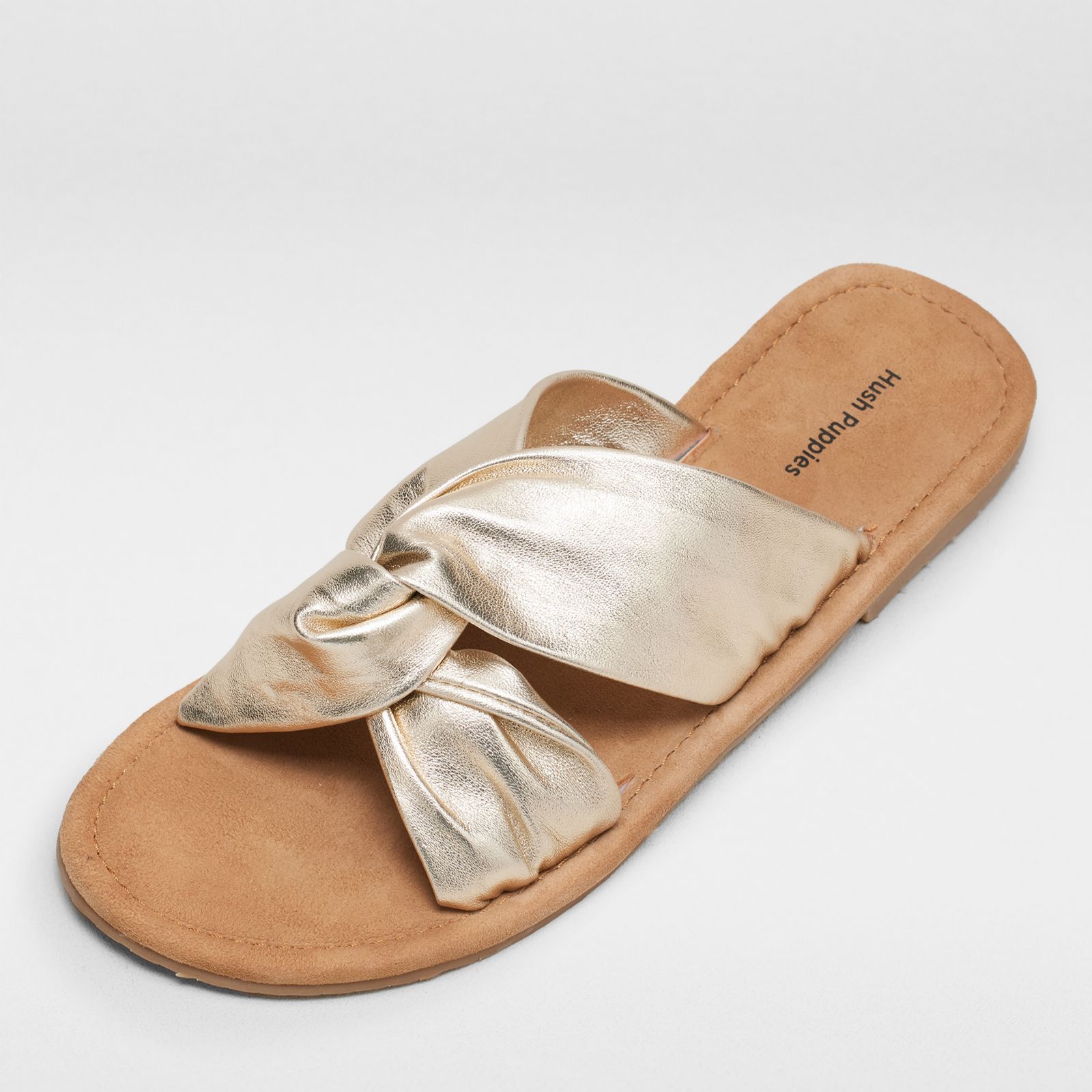 Outlet Hush Puppies Amy Mule Leather Sandal - QVC UK