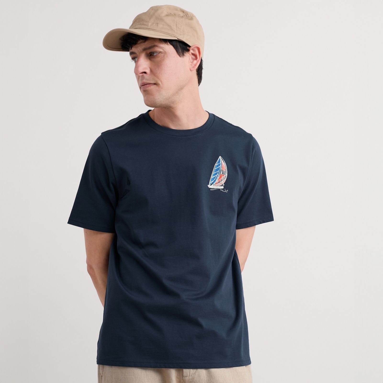Seasalt Cornwall Men's Loggerhead T-Shirt - QVC UK