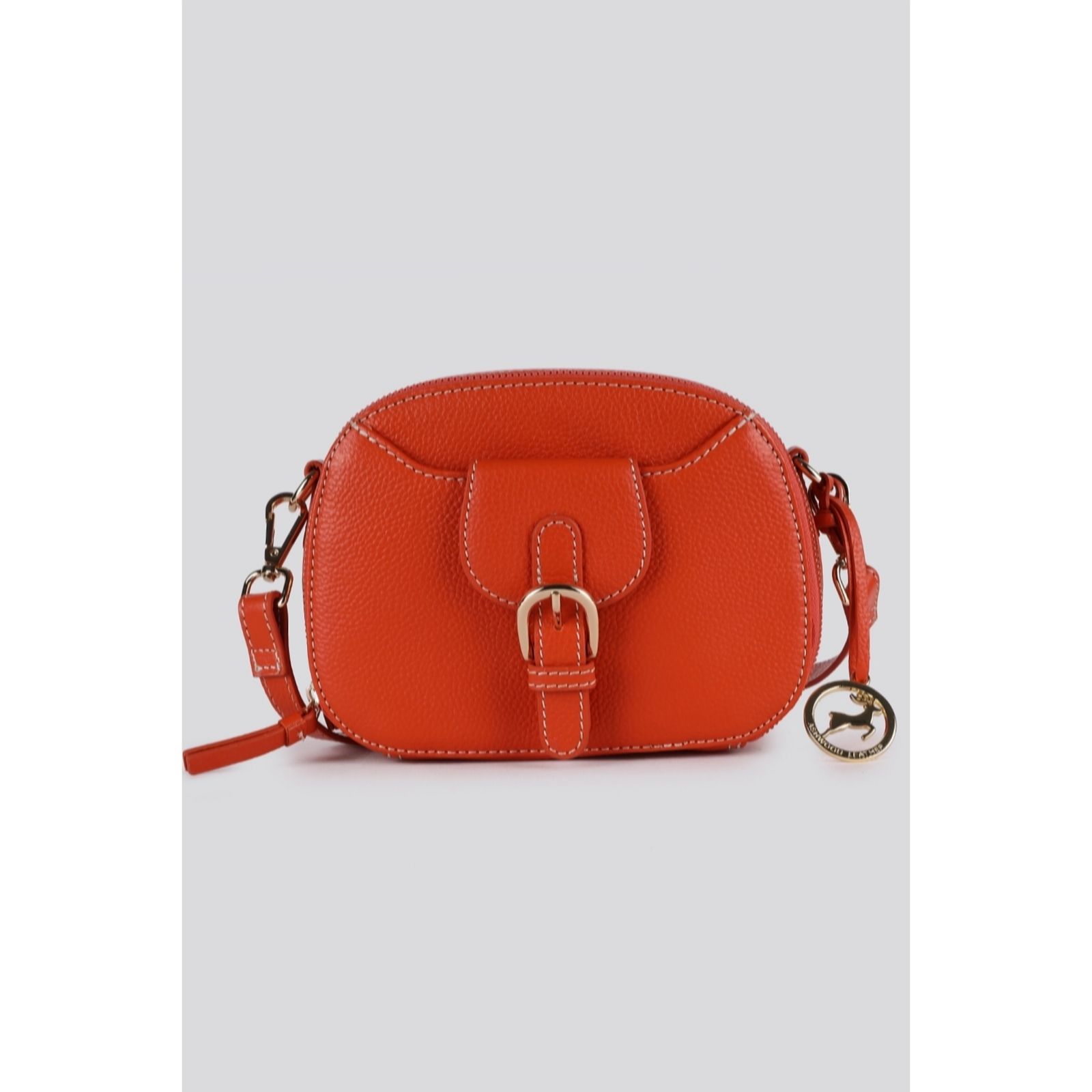 Outlet Ashwood Buckle Front Leather Crossbody Bag - QVC UK