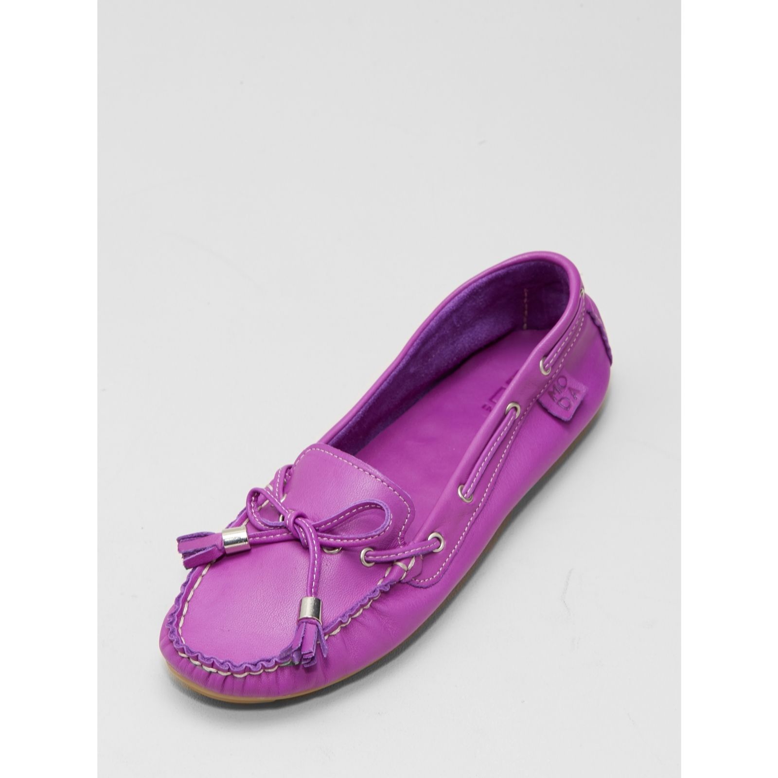 Outlet Moda in Pelle Amusement Boat Shoe - QVC UK
