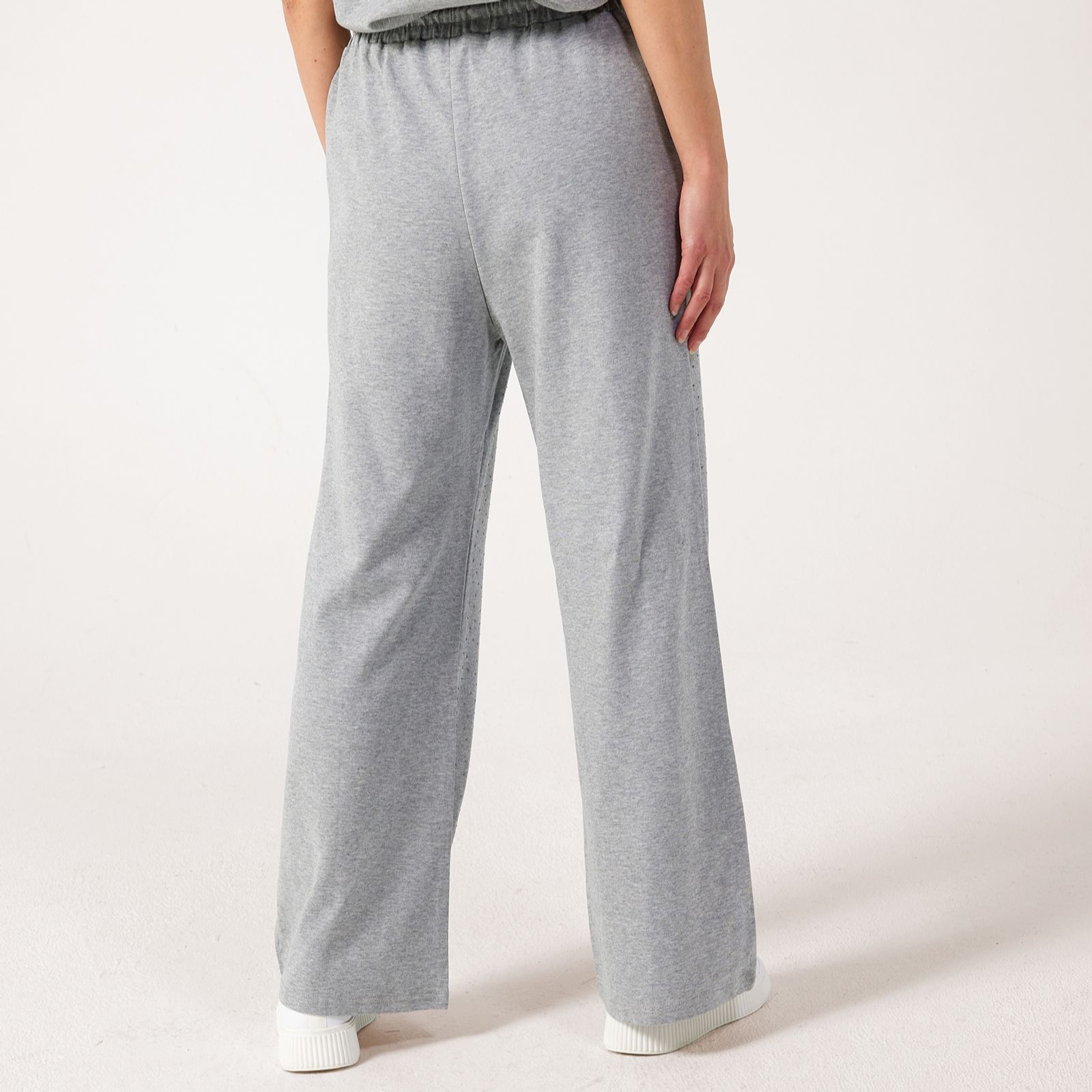Malissa J Raised Seam and Studded Detail with Draw Cord Trousers - QVC UK
