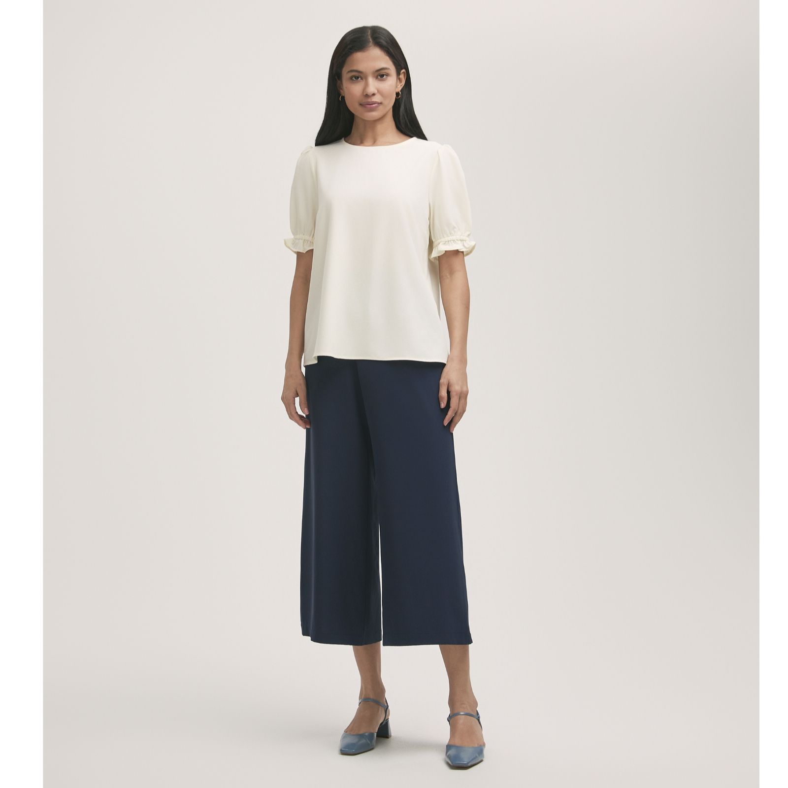 Finery London Charlie Puff Sleeve Top - QVC UK