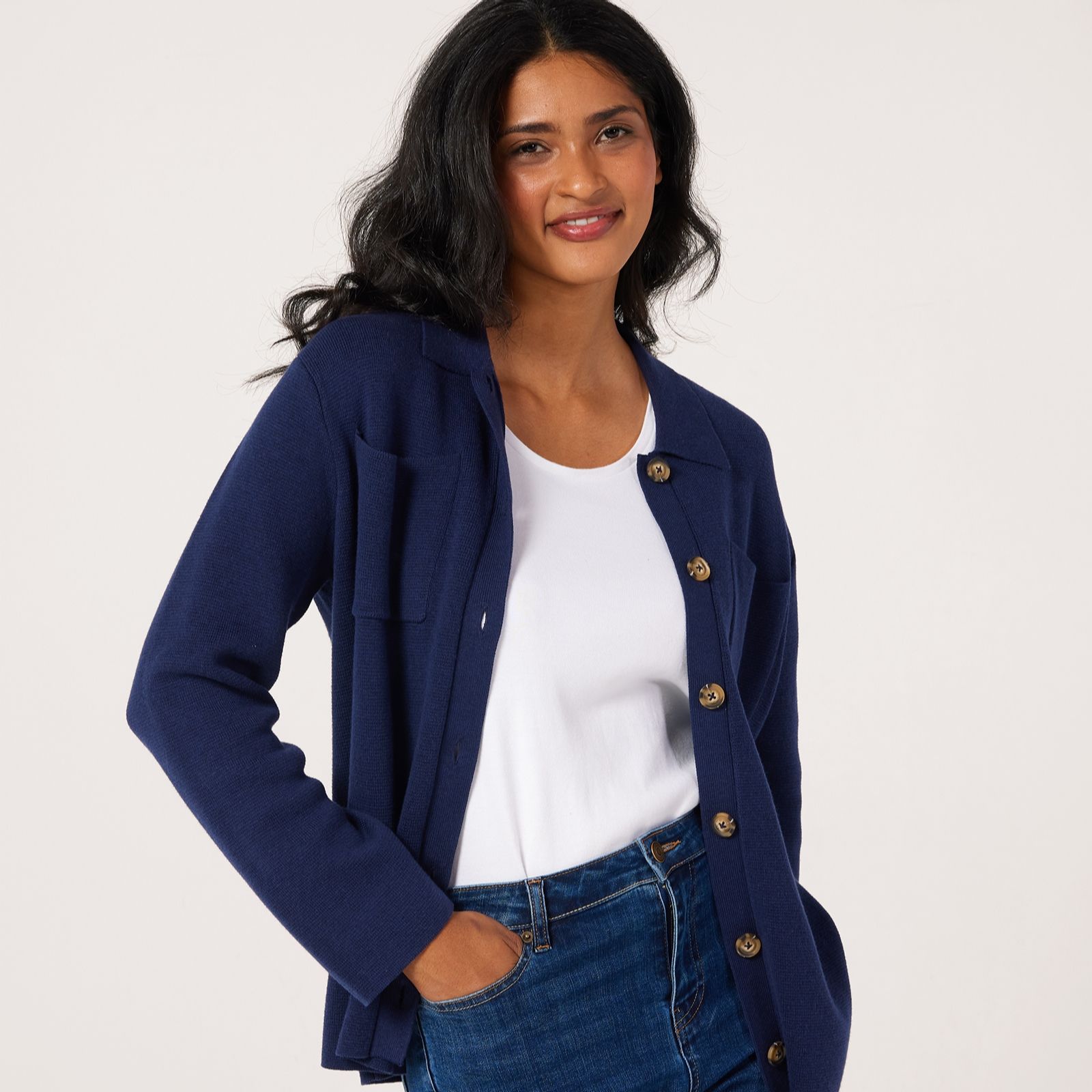 Ruth Langsford Knitted Shacket - QVC UK