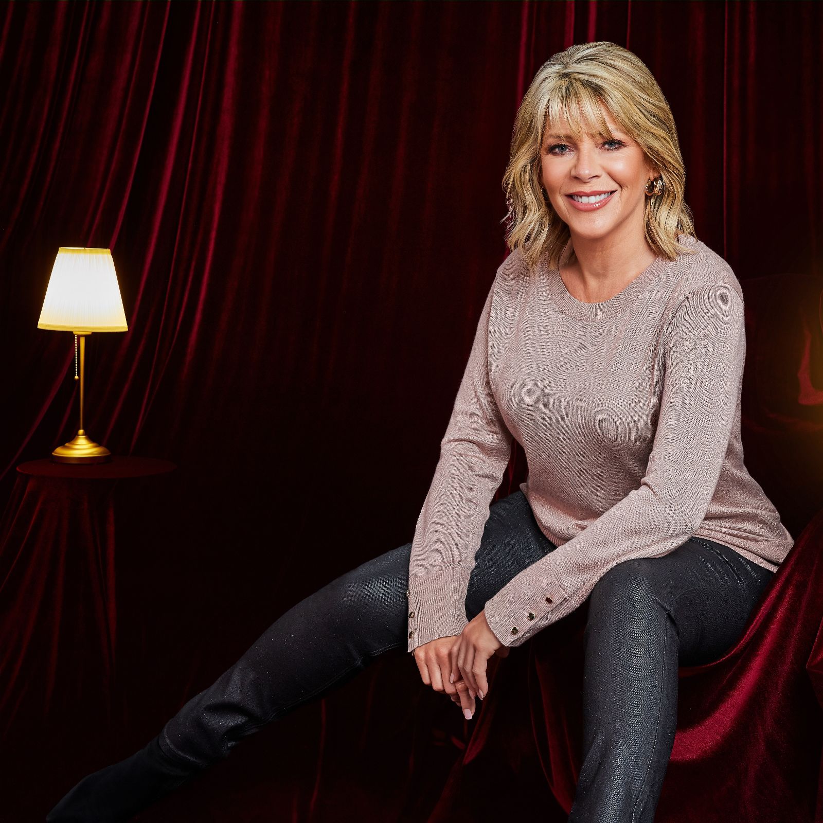 Ruth Langsford Shimmer Jumper with Button Cuff - QVC UK