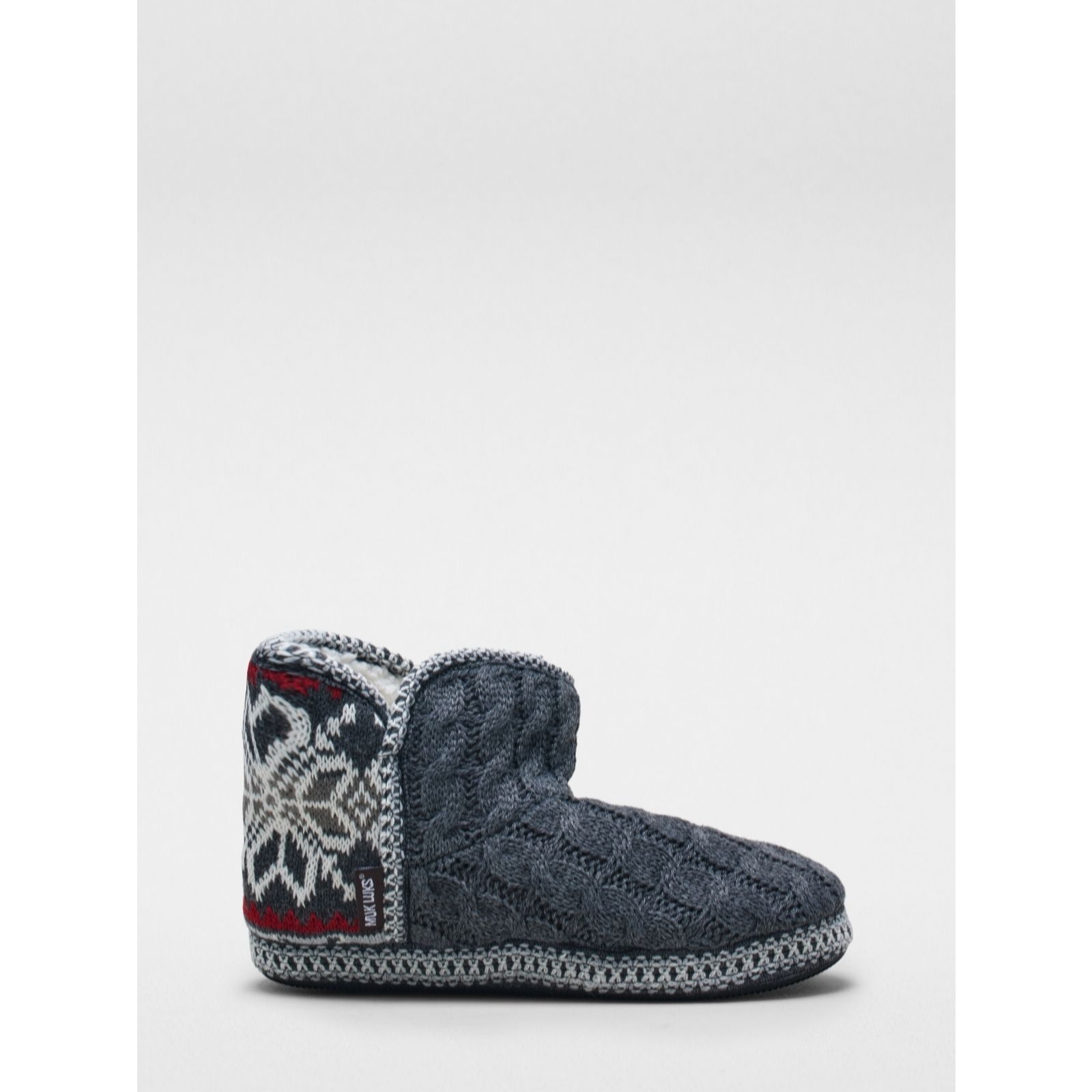 Outlet Muk Luks Leigh Fairisle Slipper Boot - QVC UK
