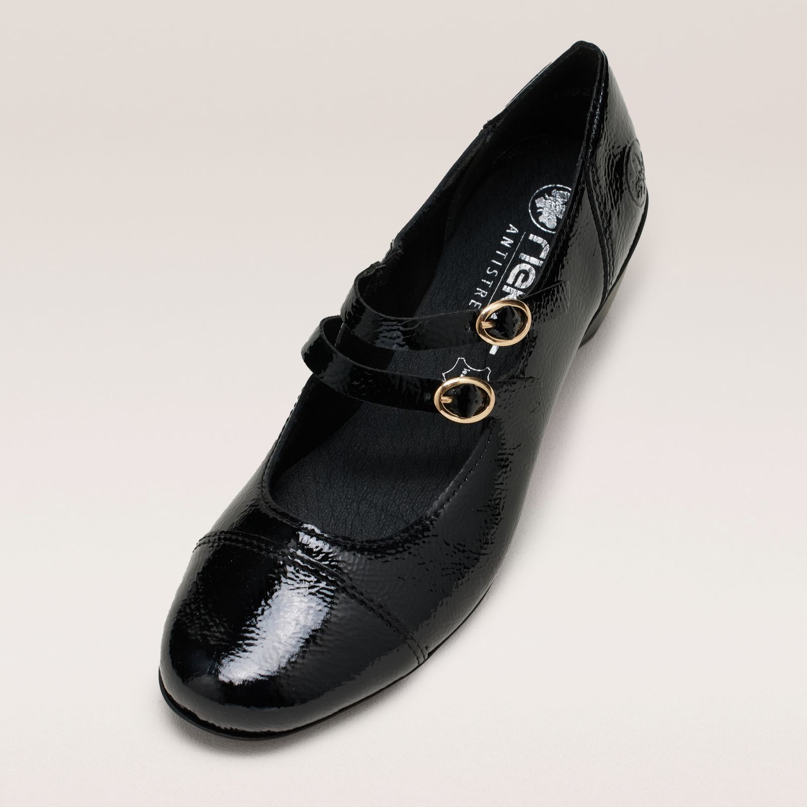 Rieker Double Strap Heeled Shoe - QVC UK