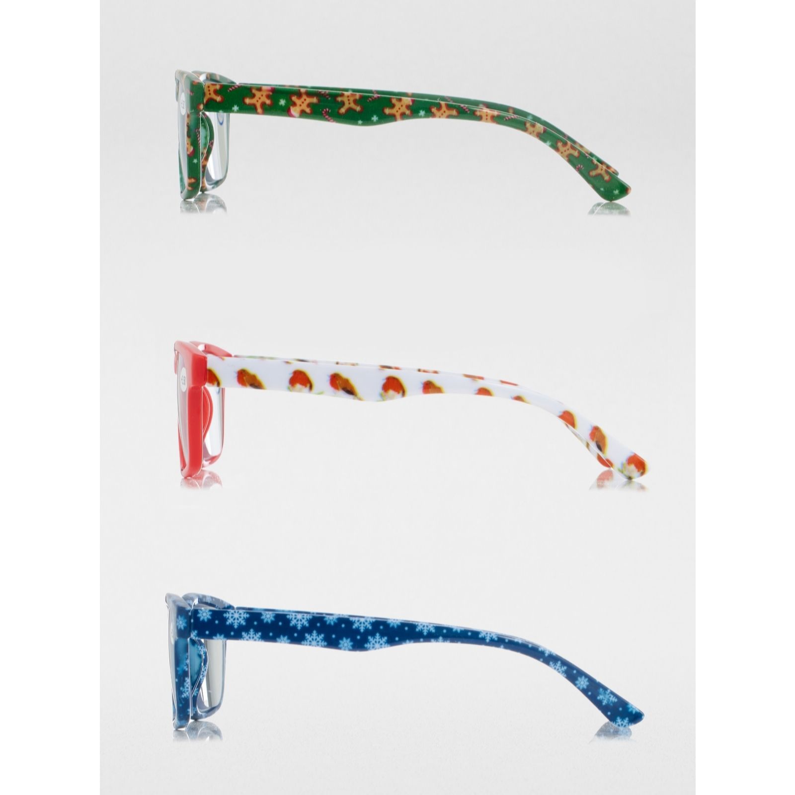 Outlet Hummingbird Set of 3 Blue Light Festive Readers - QVC UK