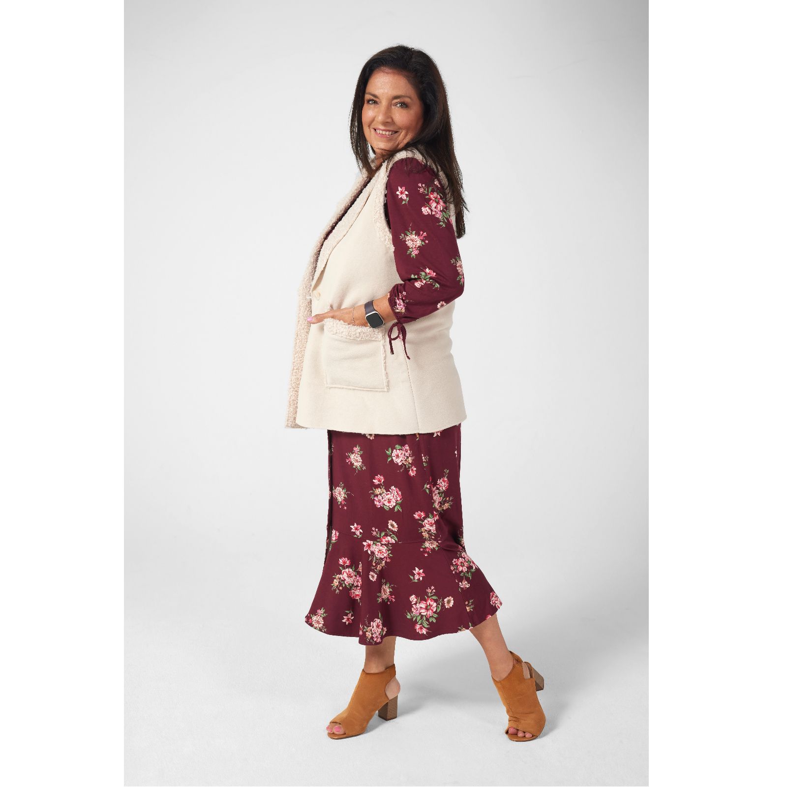 Julia Roberts Printed Dress Qvc Uk