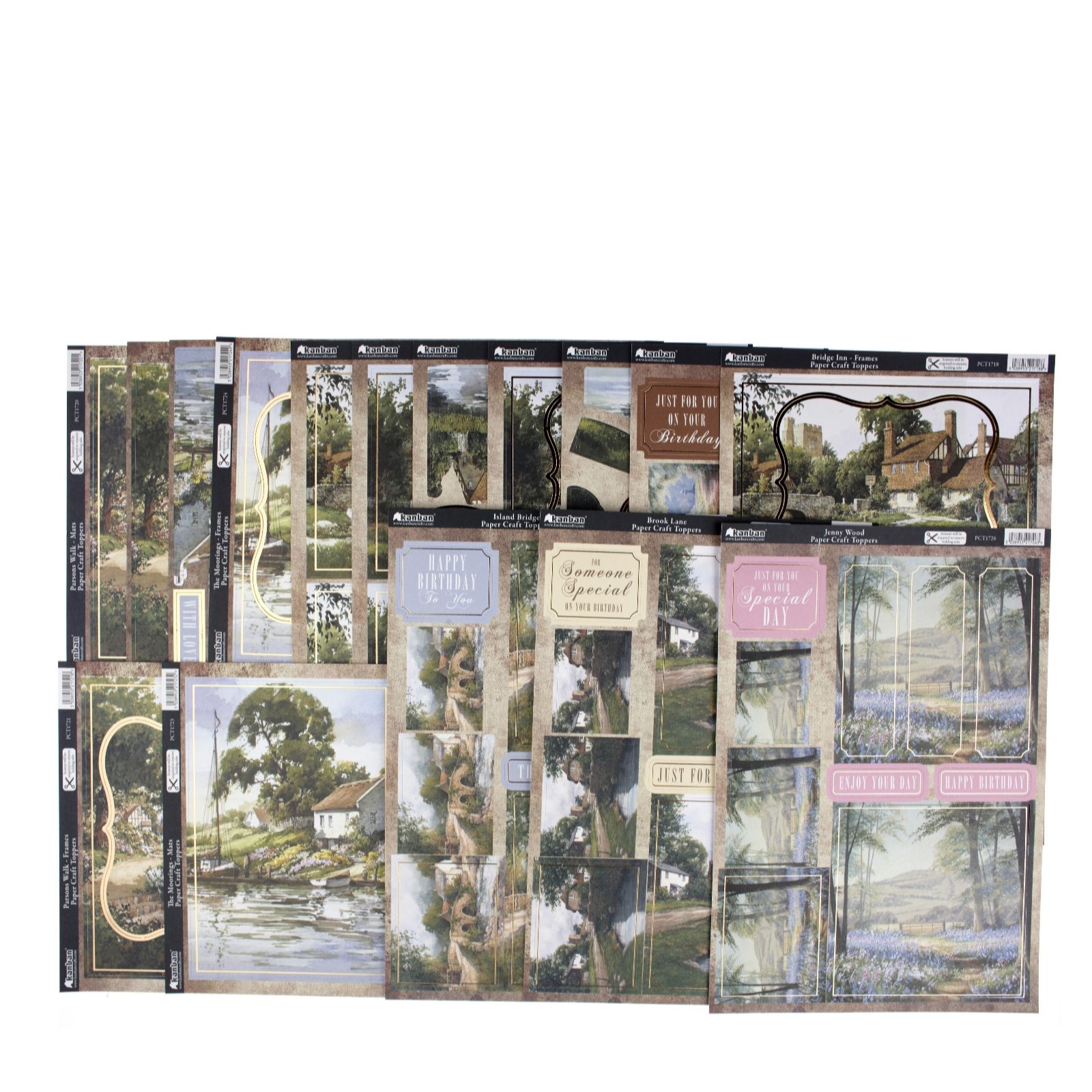Kanban Country Landscapes Card Making Kit - QVC UK
