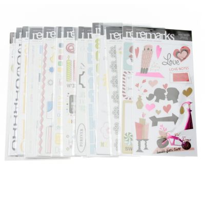 American Crafts 18 Packs of Remarks Traditional Stickers - QVC UK