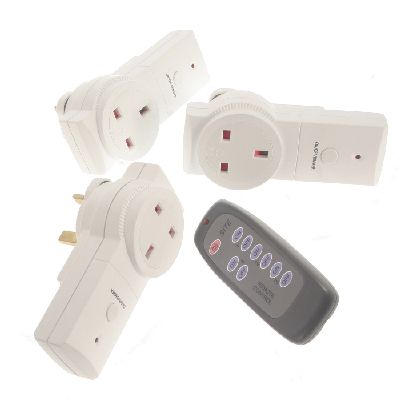 Philex 79900HS 3x Remote Controlled Dimmer Sockets & Remote Control ...
