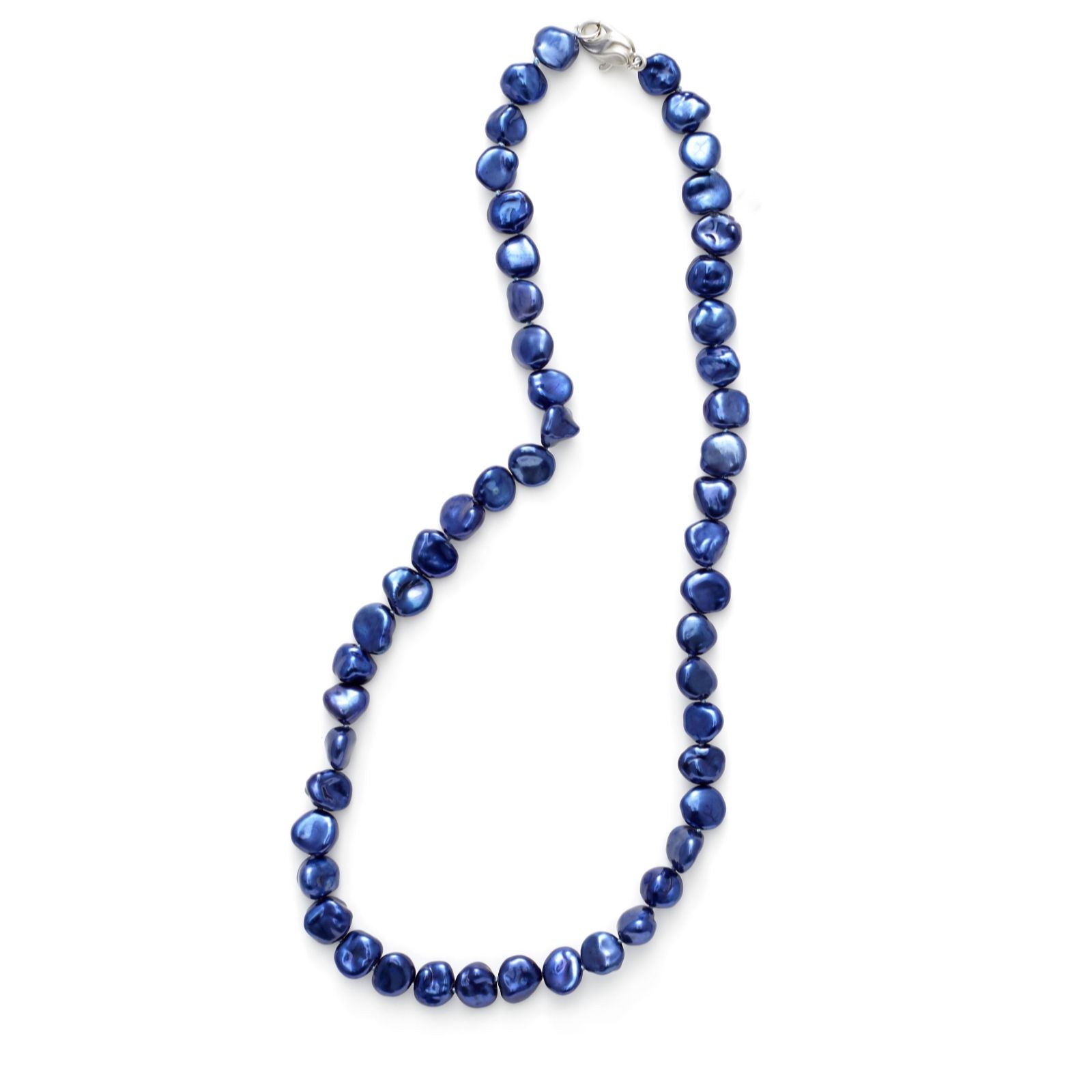 Honora 8 9mm Keishi Pearls 45cm Necklace Sterling Silver QVC UK