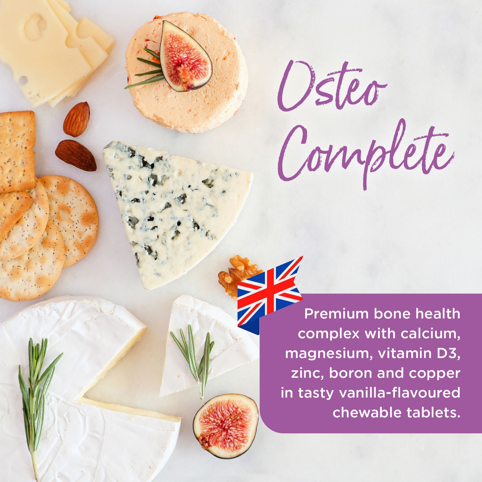 Healthspan Osteo Complete Chewable Tablets 80 Day Supply - QVC UK
