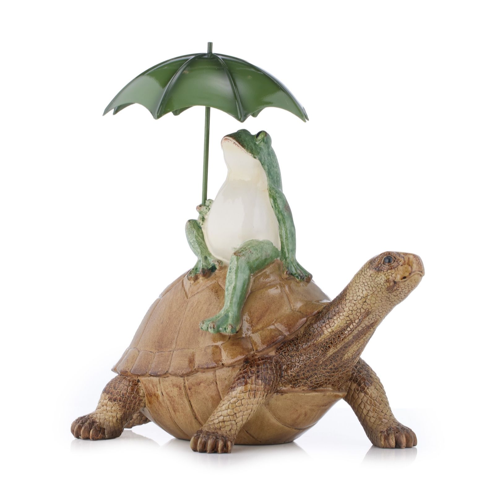 My Garden Stories Catching a Ride Frog+Tortoise - QVC UK