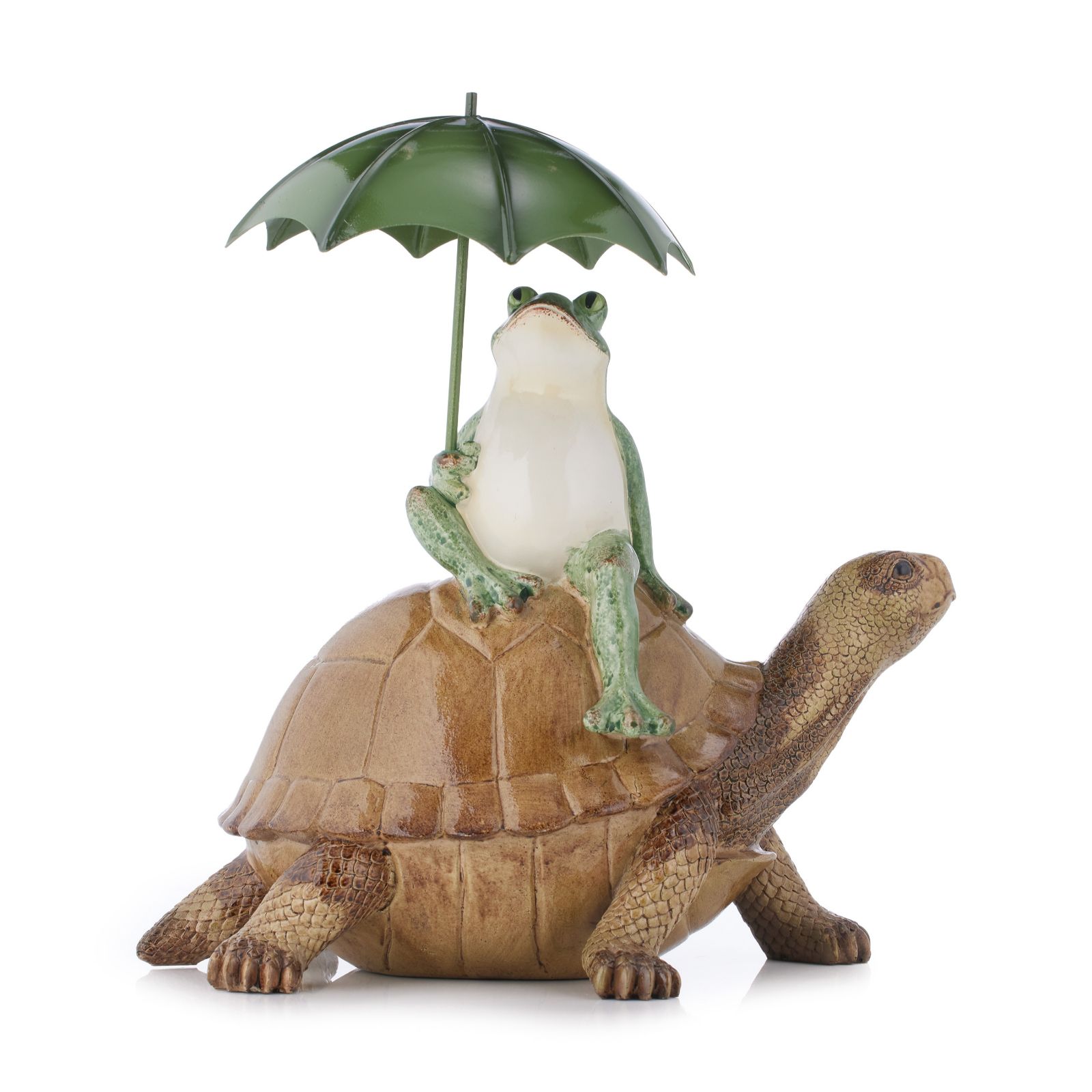 My Garden Stories Catching a Ride Frog+Tortoise - QVC UK