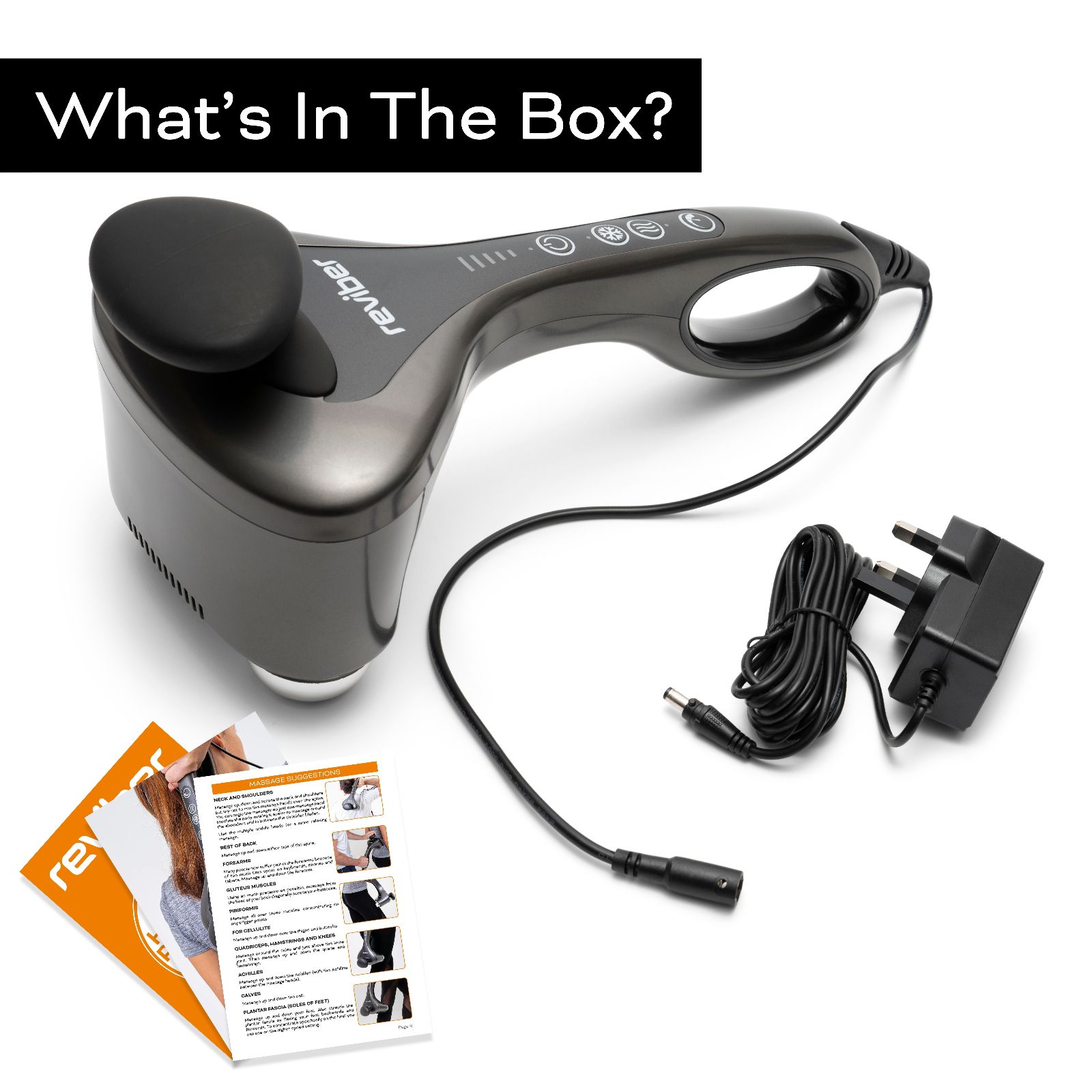 Reviber Hot & Cold Percussion Massager - QVC UK