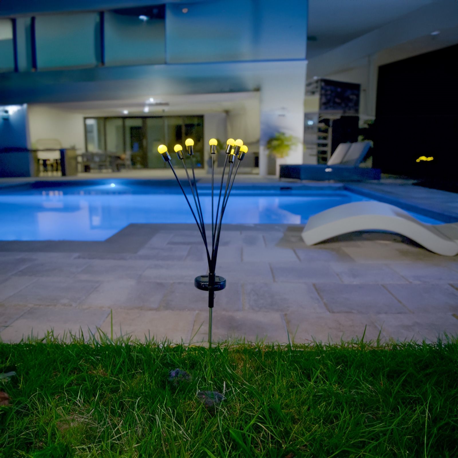 JML Sensor Brite Solar Powered Garden Stake Lights - QVC UK