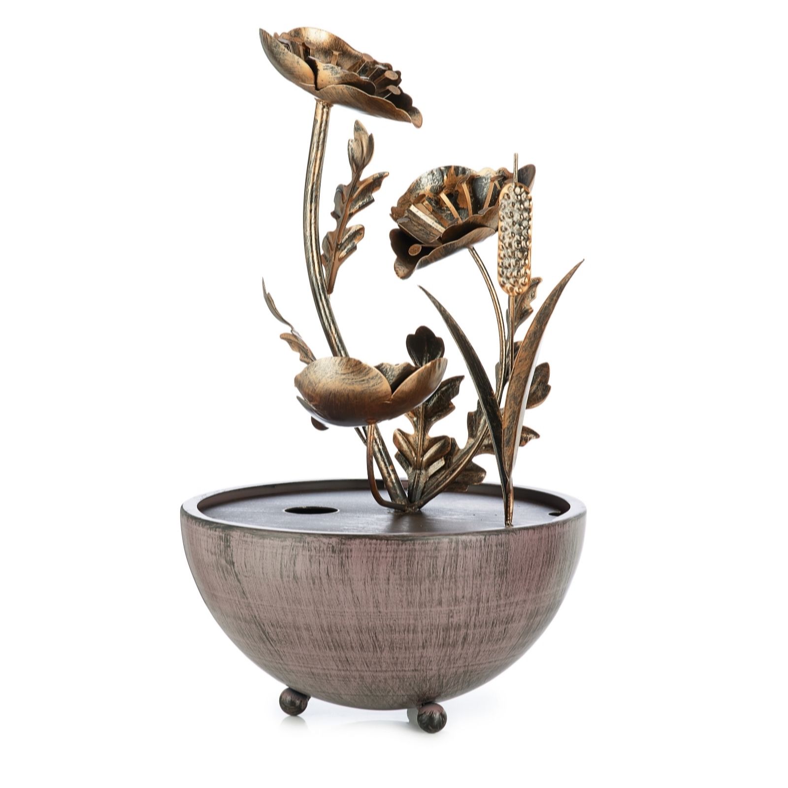Outlet Garden Reflections Floral Stems Water Feature - QVC UK