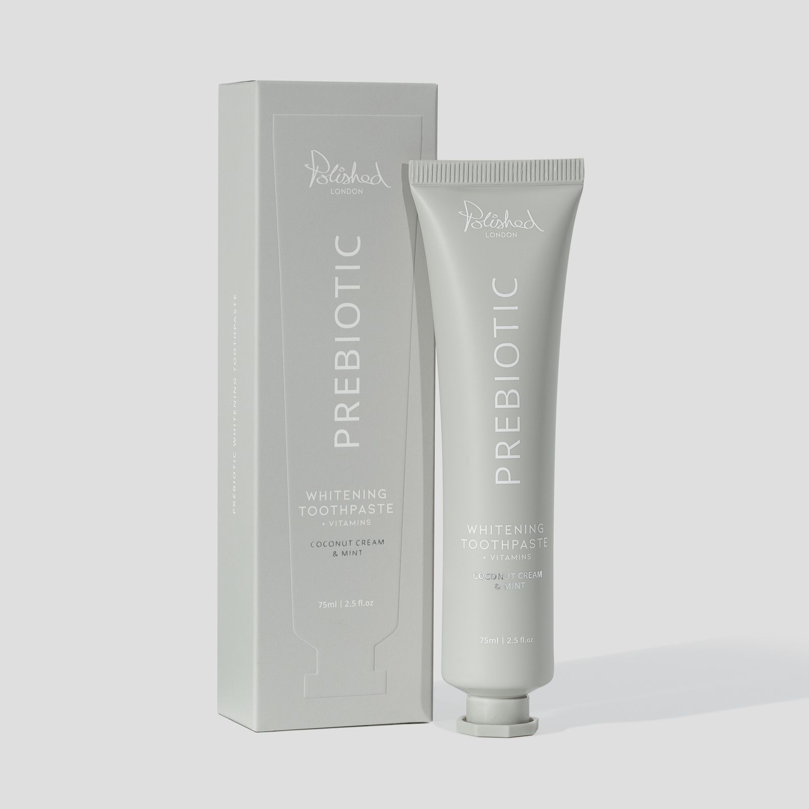 Polished London Prebiotic Whitening Toothpaste Duo - QVC UK