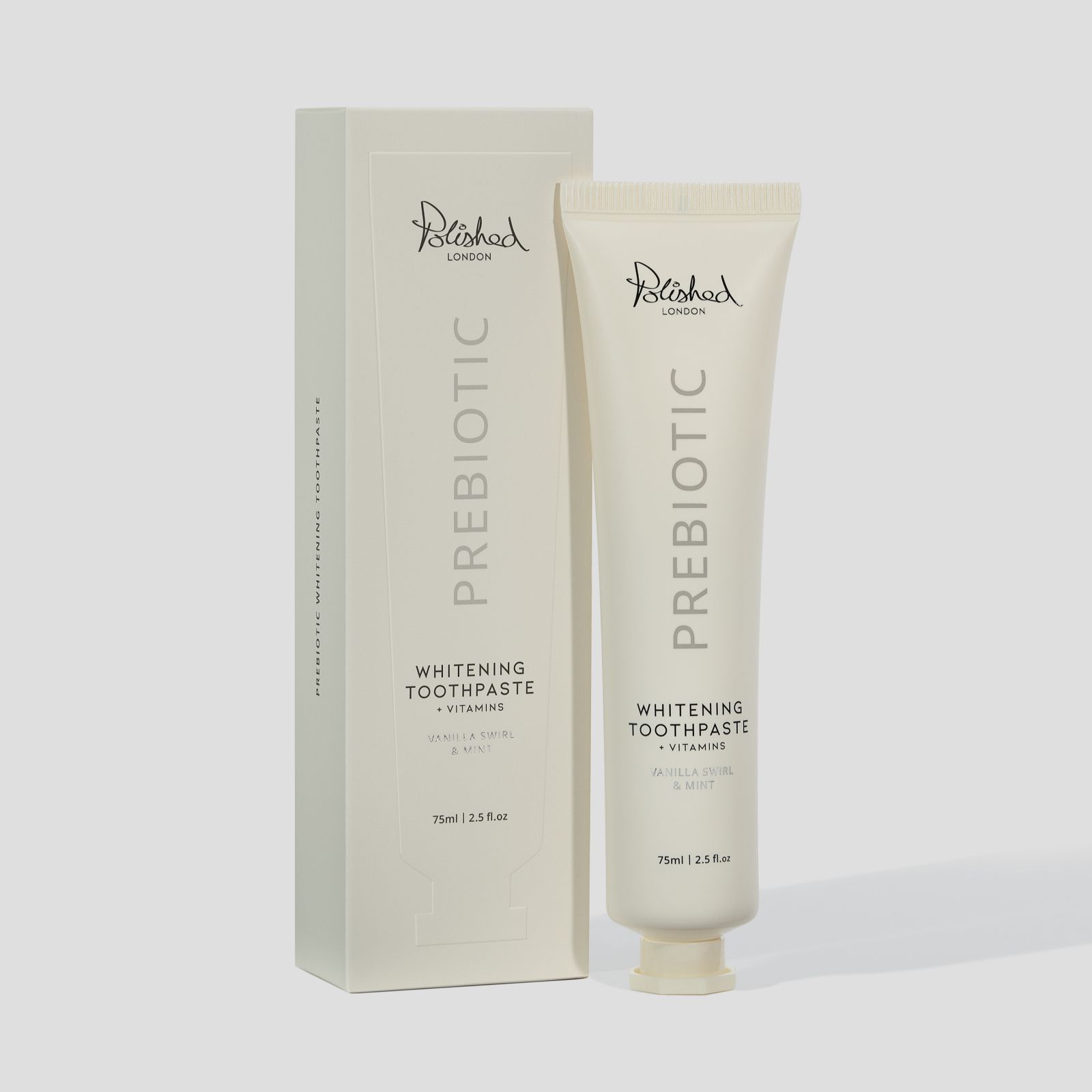 Polished London Prebiotic Whitening Toothpaste Duo - QVC UK