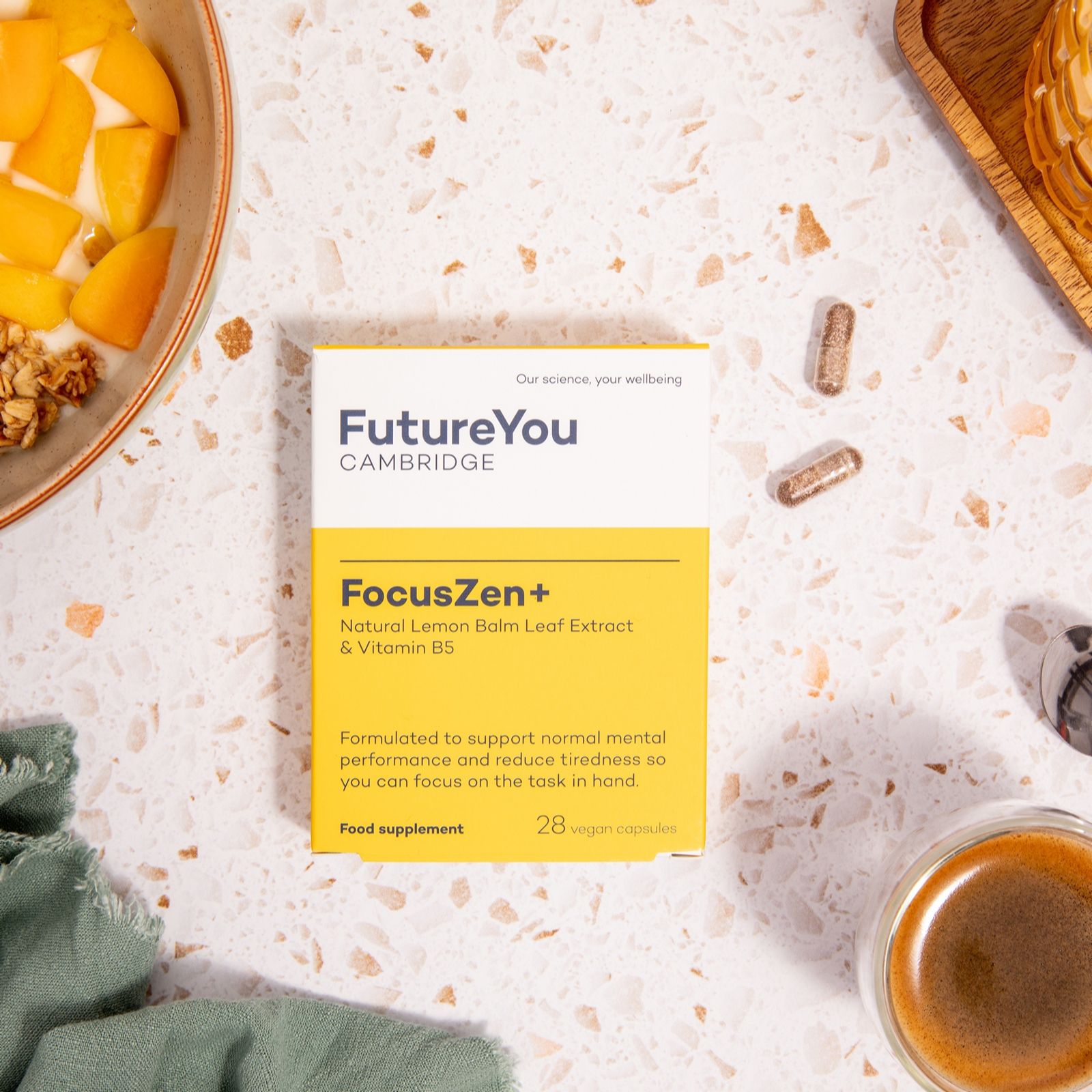 FutureYou Cambridge FocusZen+ 28 Capsules - QVC UK
