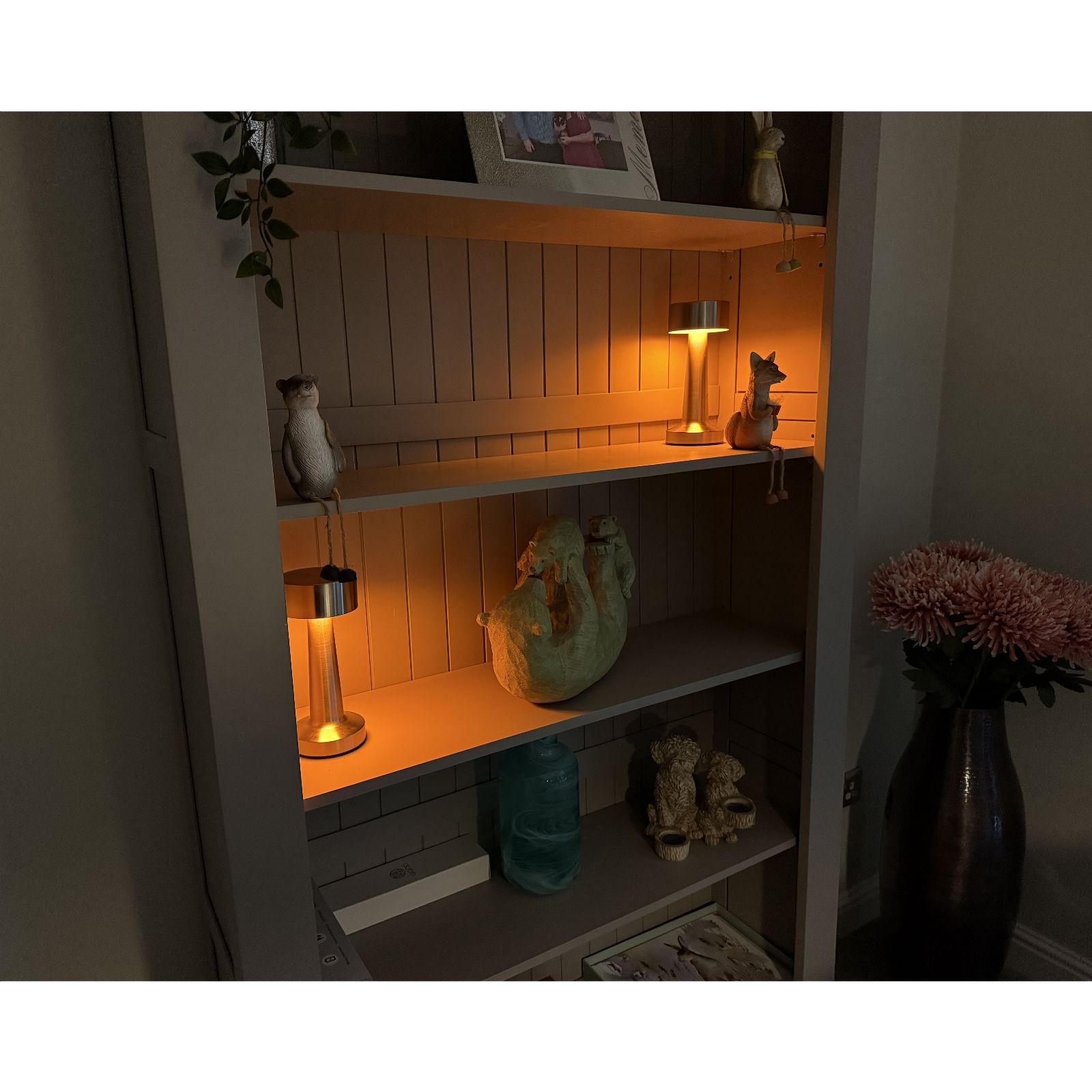 Flourish Pack of 2 Metal Touch Table Lamp SFIXX - QVC UK