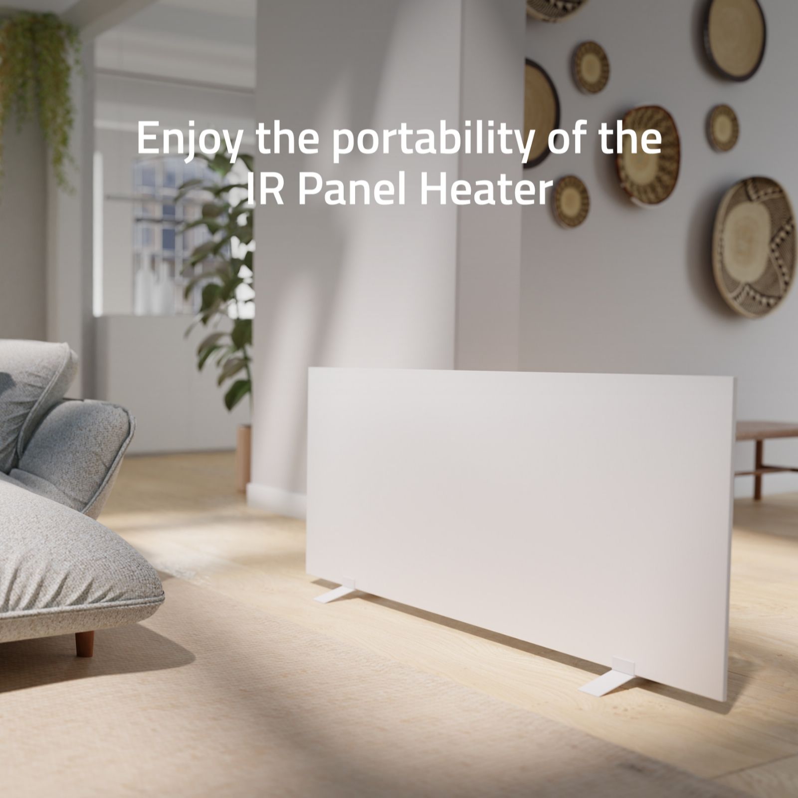 Hombli Smart Infrared Panel Heater 700W - QVC UK