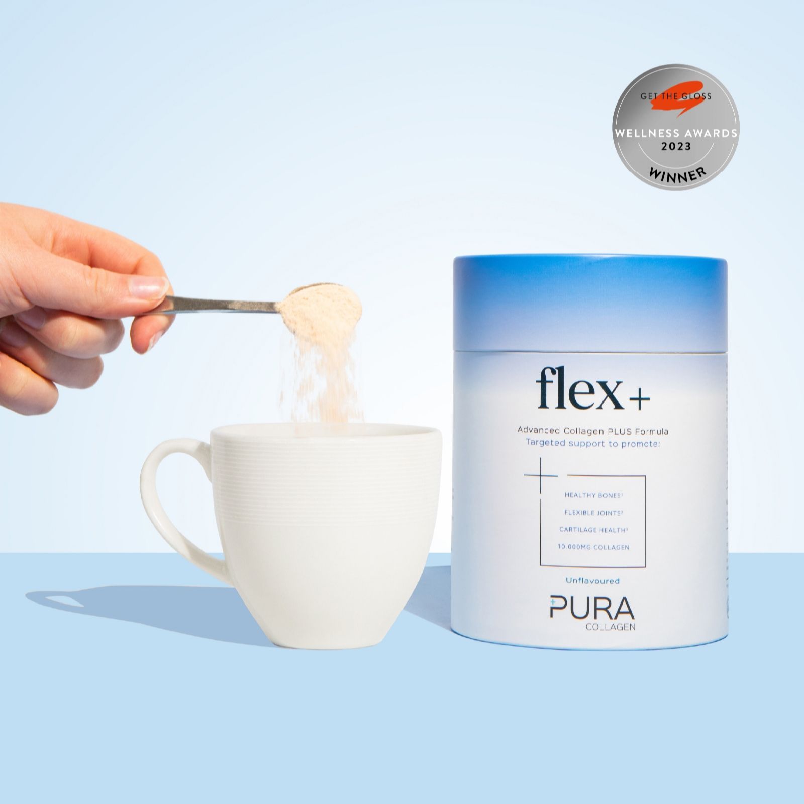Pura Collagen Flex+ Advanced Collagen PLUS Formula - QVC UK