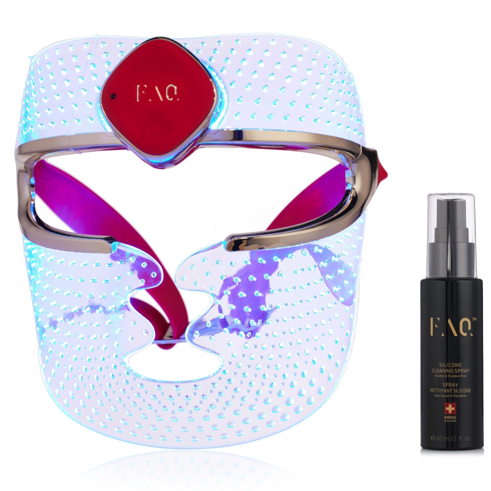 Foreo FAQ 201 Silicone LED Face Mask - QVC UK