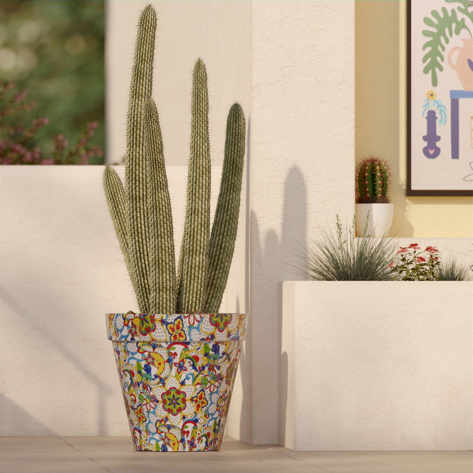 Grumpy Gardener Set of 2 Large 38cm Printed Planters - QVC UK