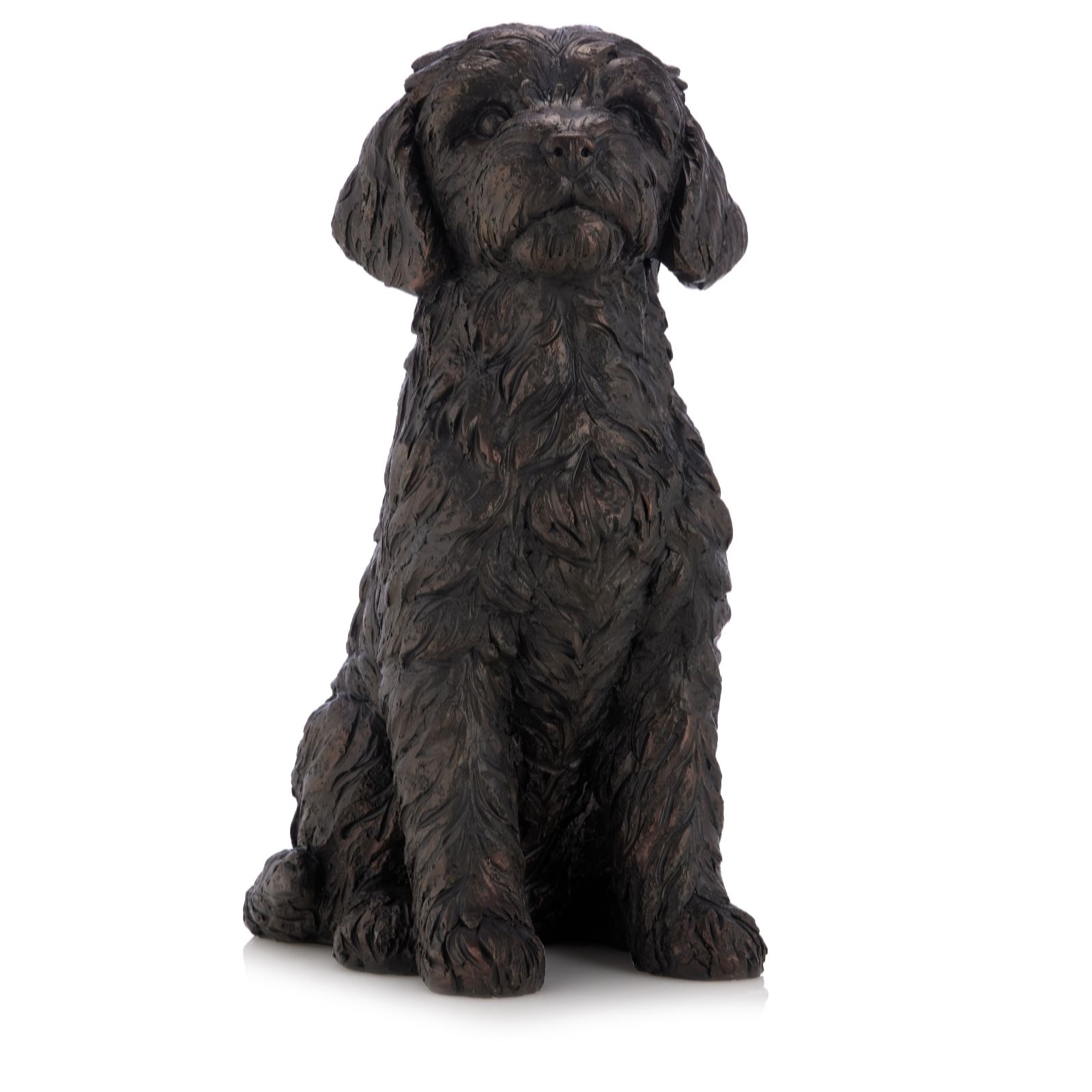 Outlet Garden Reflections Ziggy the Cockapoo Dog Sculpture - QVC UK