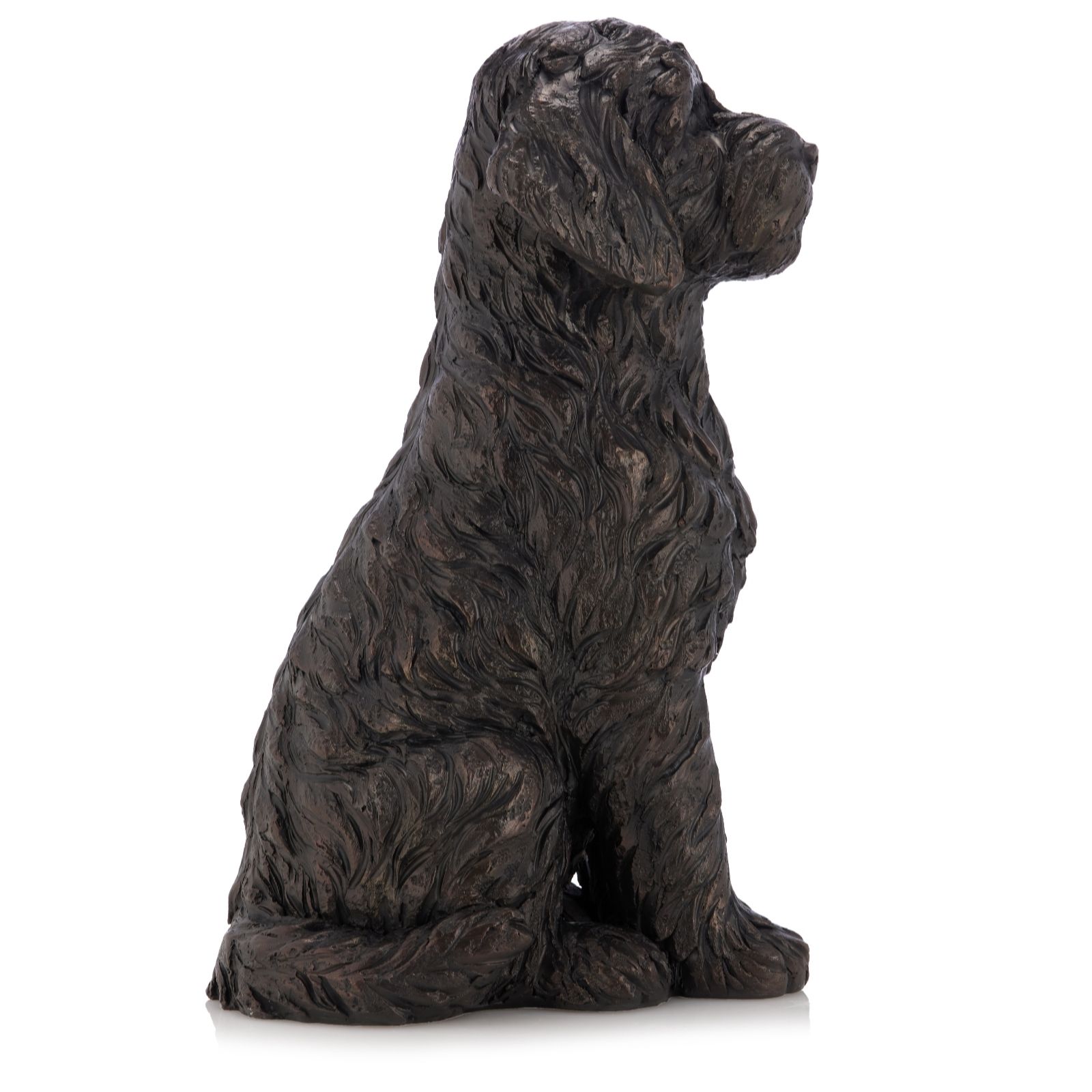 Outlet Garden Reflections Ziggy the Cockapoo Dog Sculpture - QVC UK