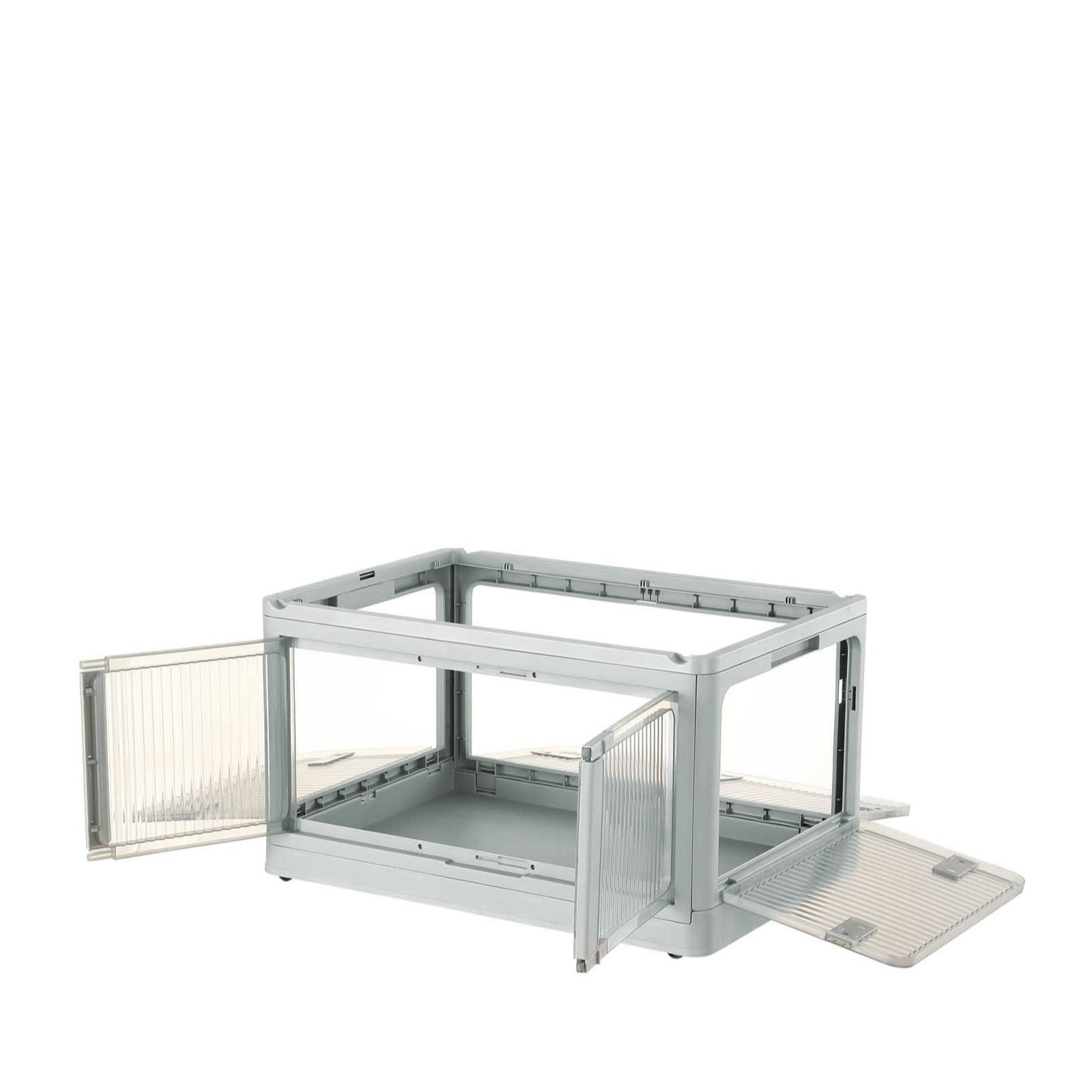 SiMPLi Set of 2 Collapsible 29L Storage Boxes w/Wheels - QVC UK