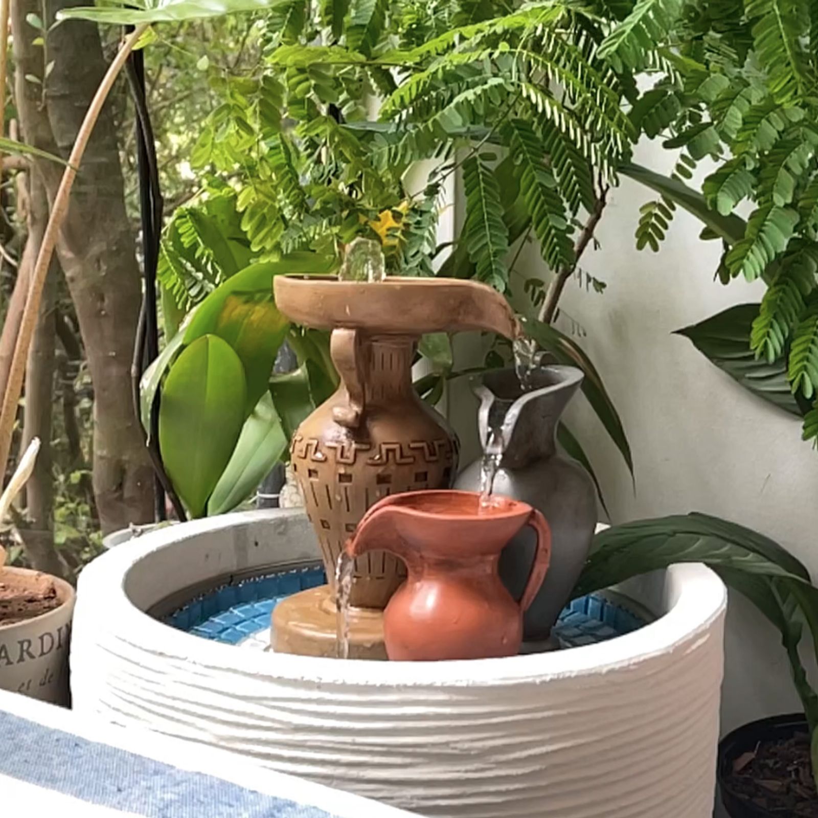 Hydria Greek Water Cascade Fountainhead - QVC UK