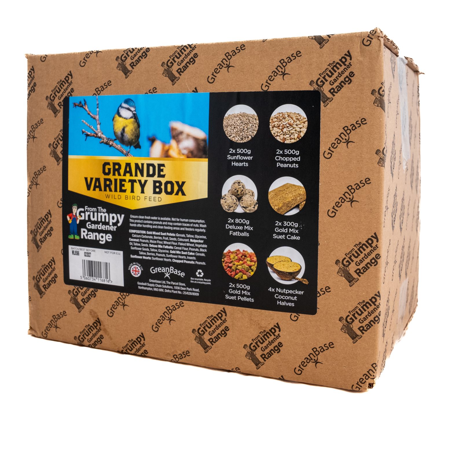Grumpy Gardener Grande Variety Box Wild Bird Feed - QVC UK