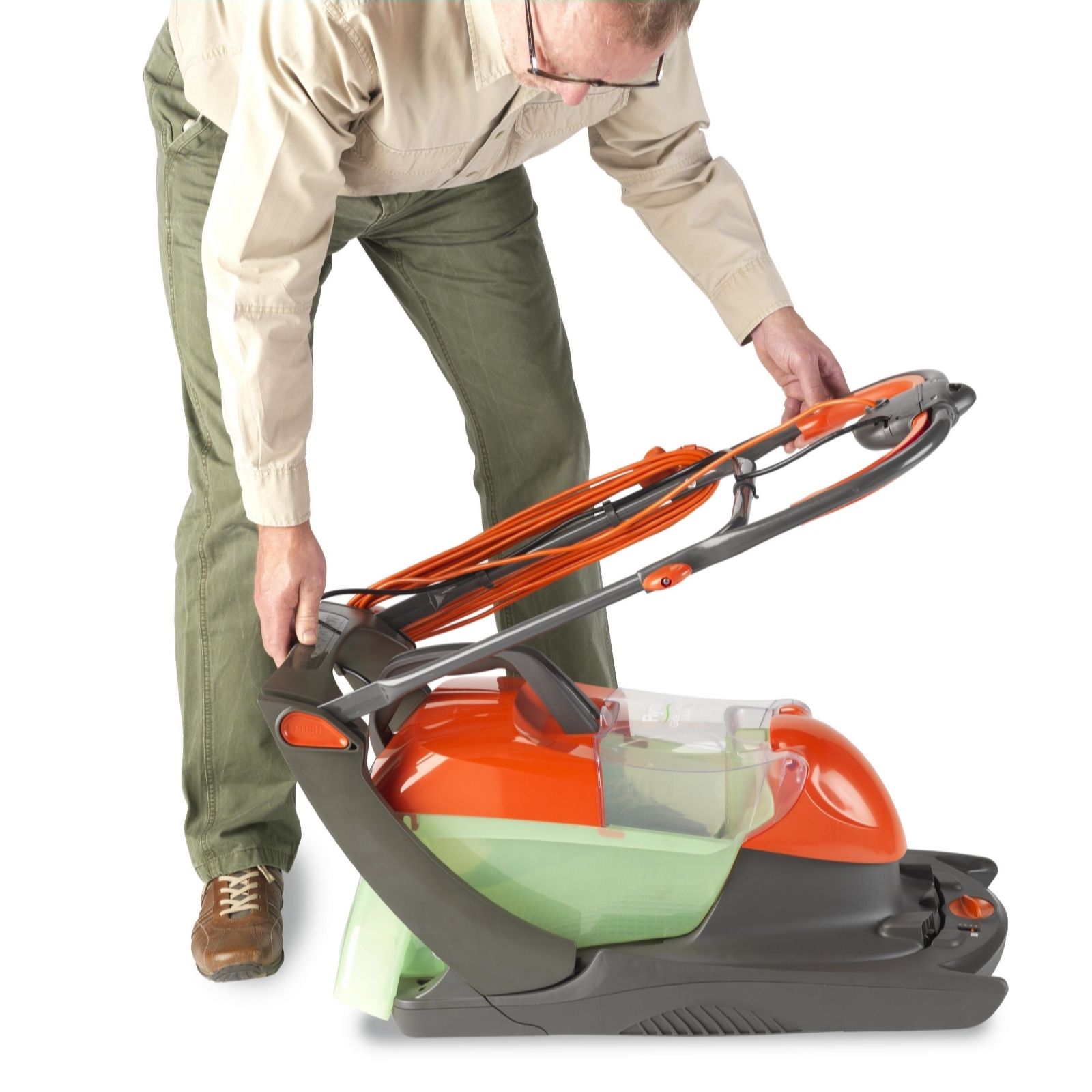 Outlet Flymo Glider Compact 330AX Corded Lawnmower - QVC UK