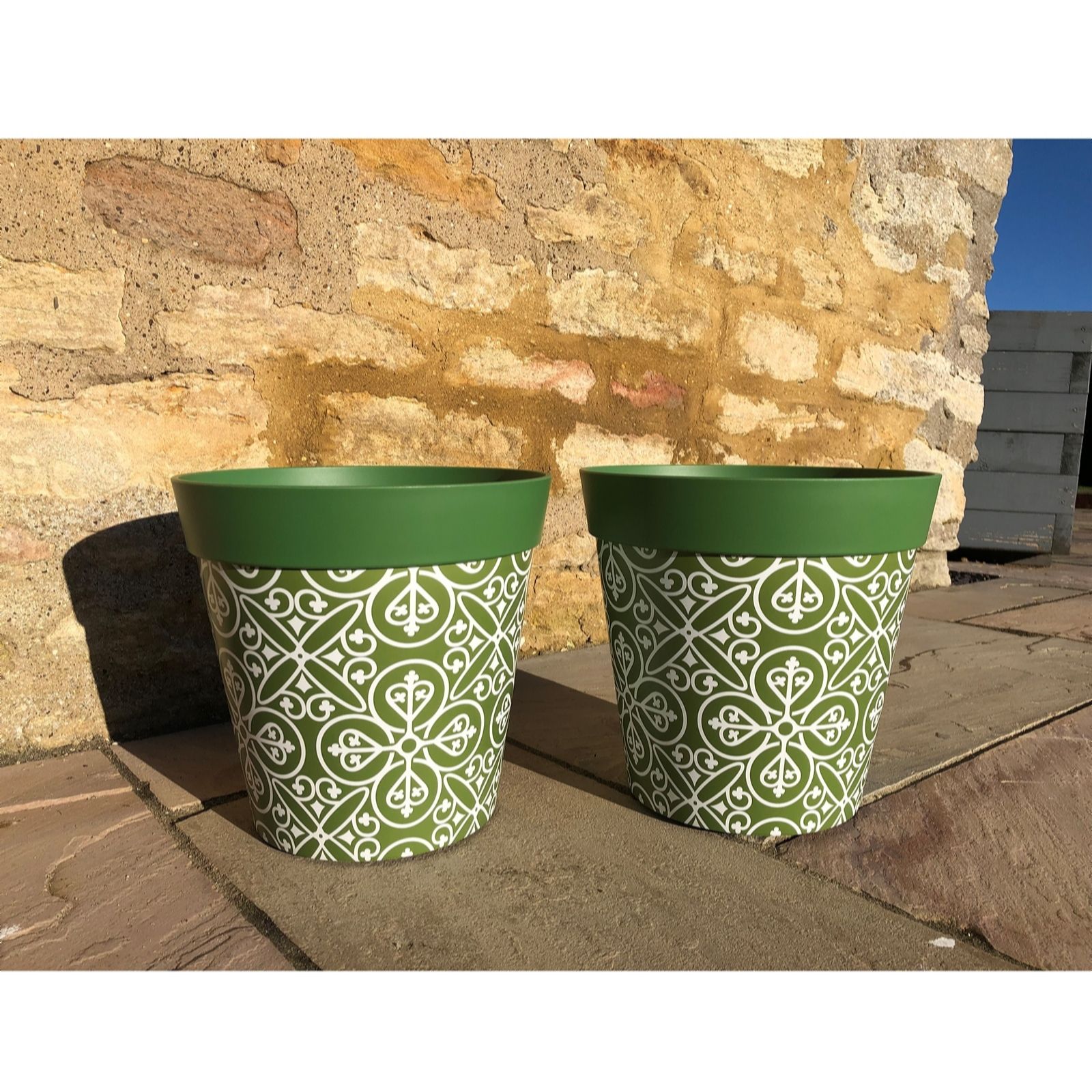 Plants2Gardens Tangier Planter Pair - QVC UK