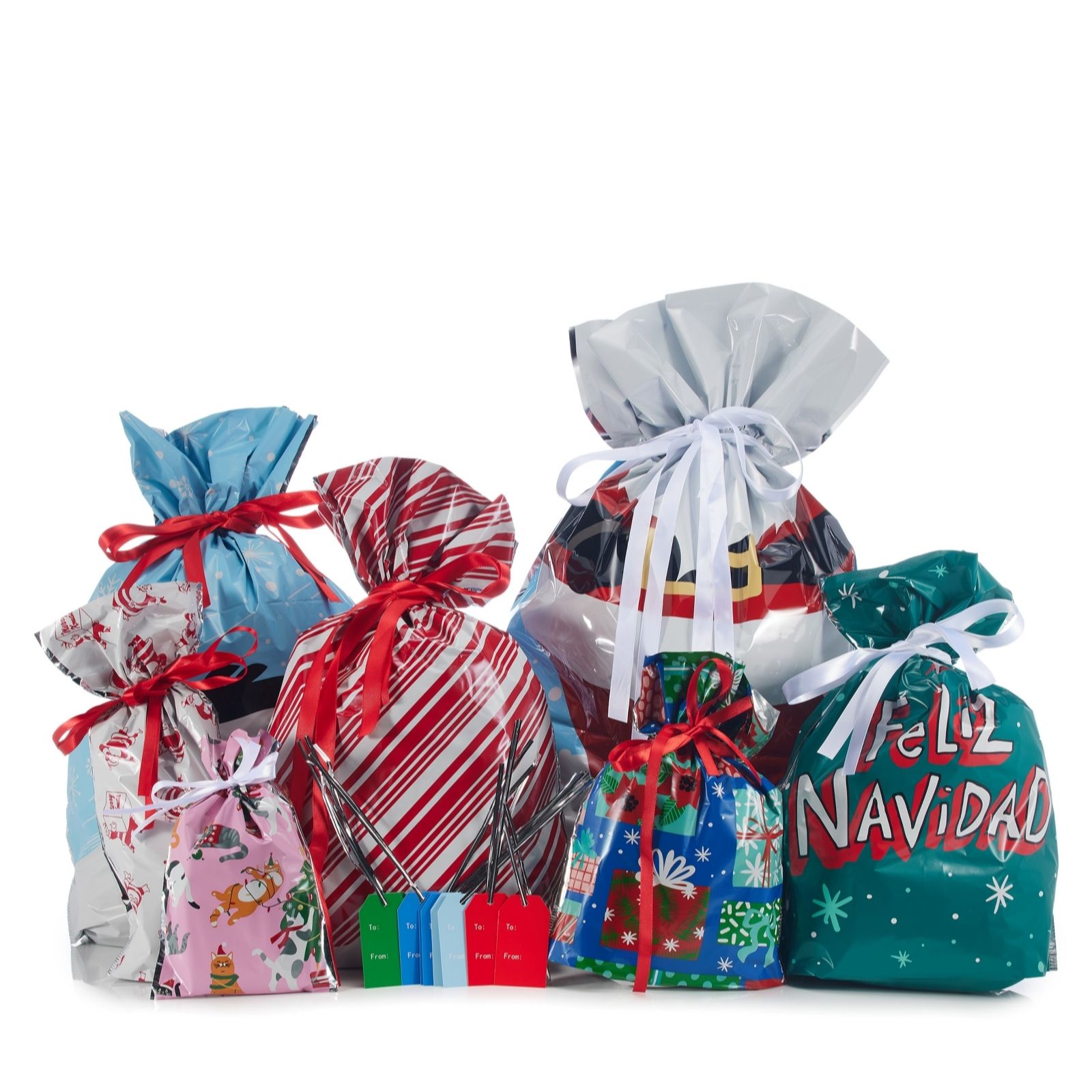 Perfect Present 25 Gift Bags & Tags Kitsch Set - QVC UK