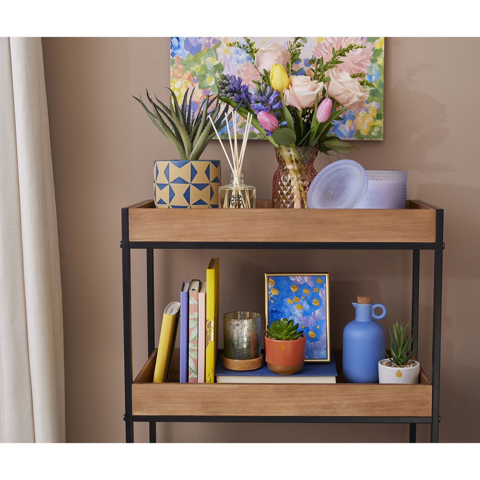 Outlet MyHome Stories 4 Tier Shelving Unit - QVC UK
