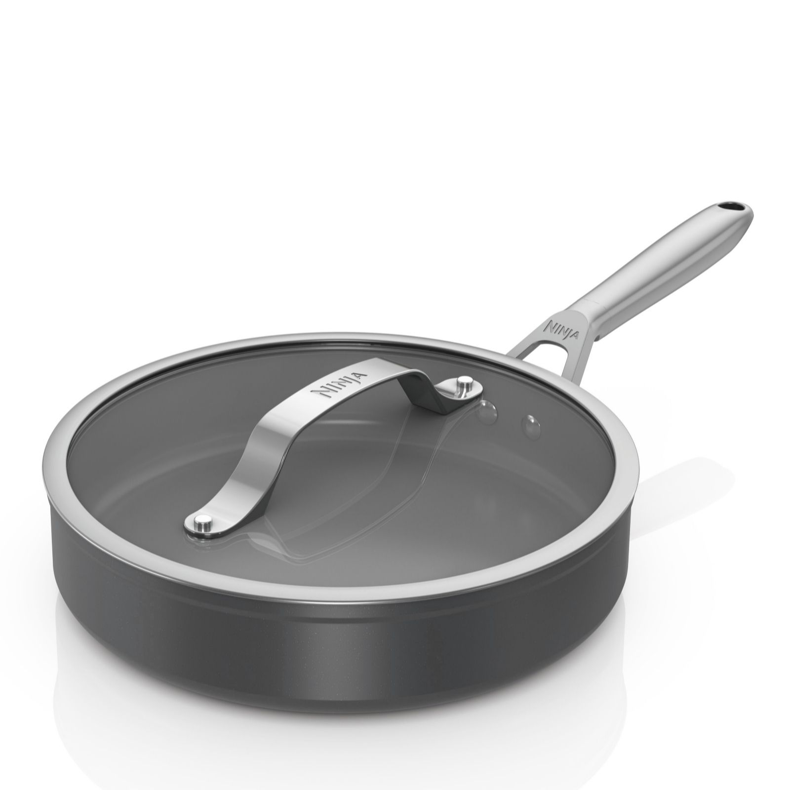 Ninja Ceramic Pro 26cm Saute Pan & 20cm Frying Pan - QVC UK