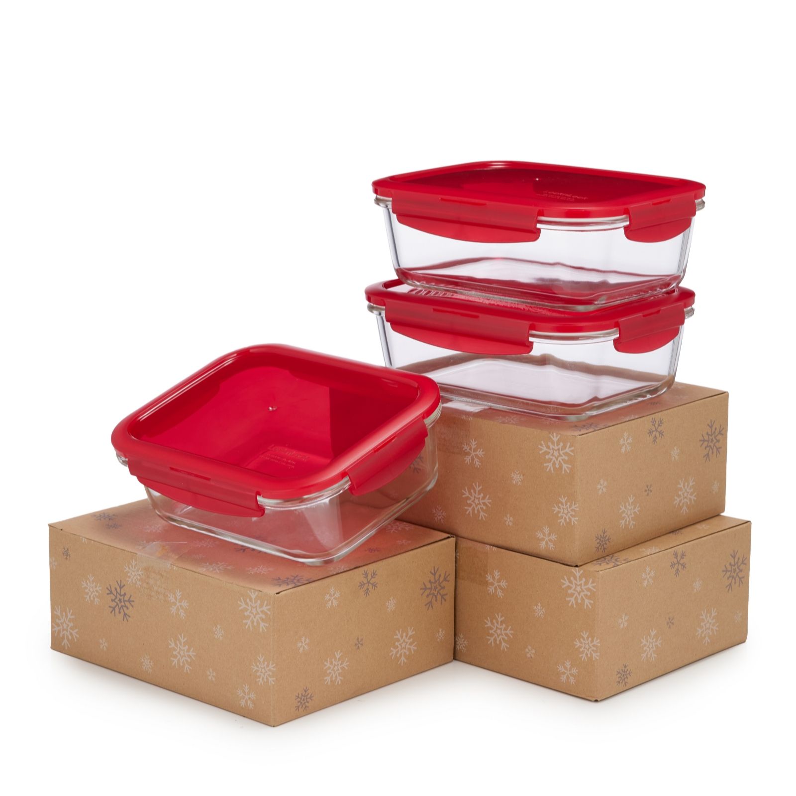 Outlet Lock & Lock Set of 3 Giftable Glassware w/Gift Box - QVC UK