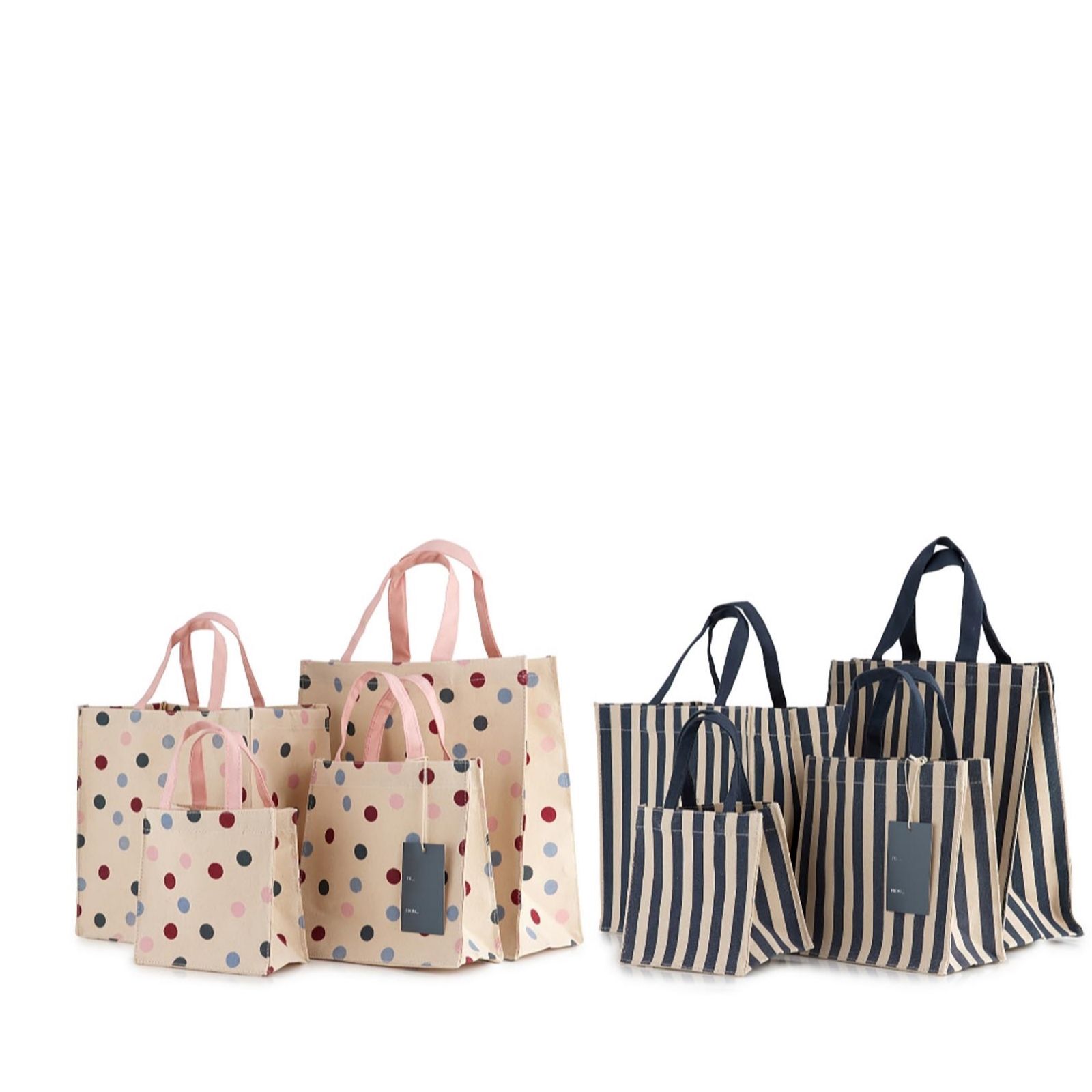 Home Stories 12 Piece Reusable Gift Bag Set with Tags - QVC UK