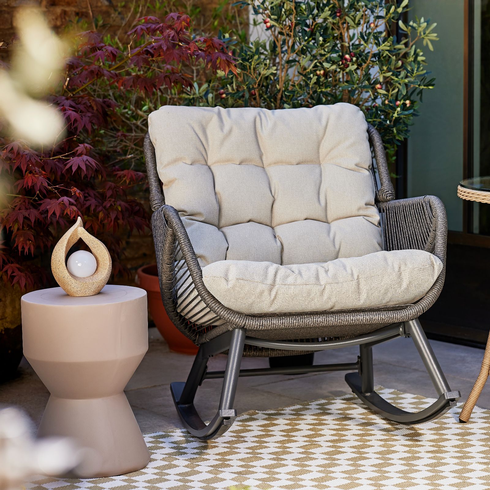 Outlet K by Kelly Hoppen Indoor/Outdoor Side Table - QVC UK
