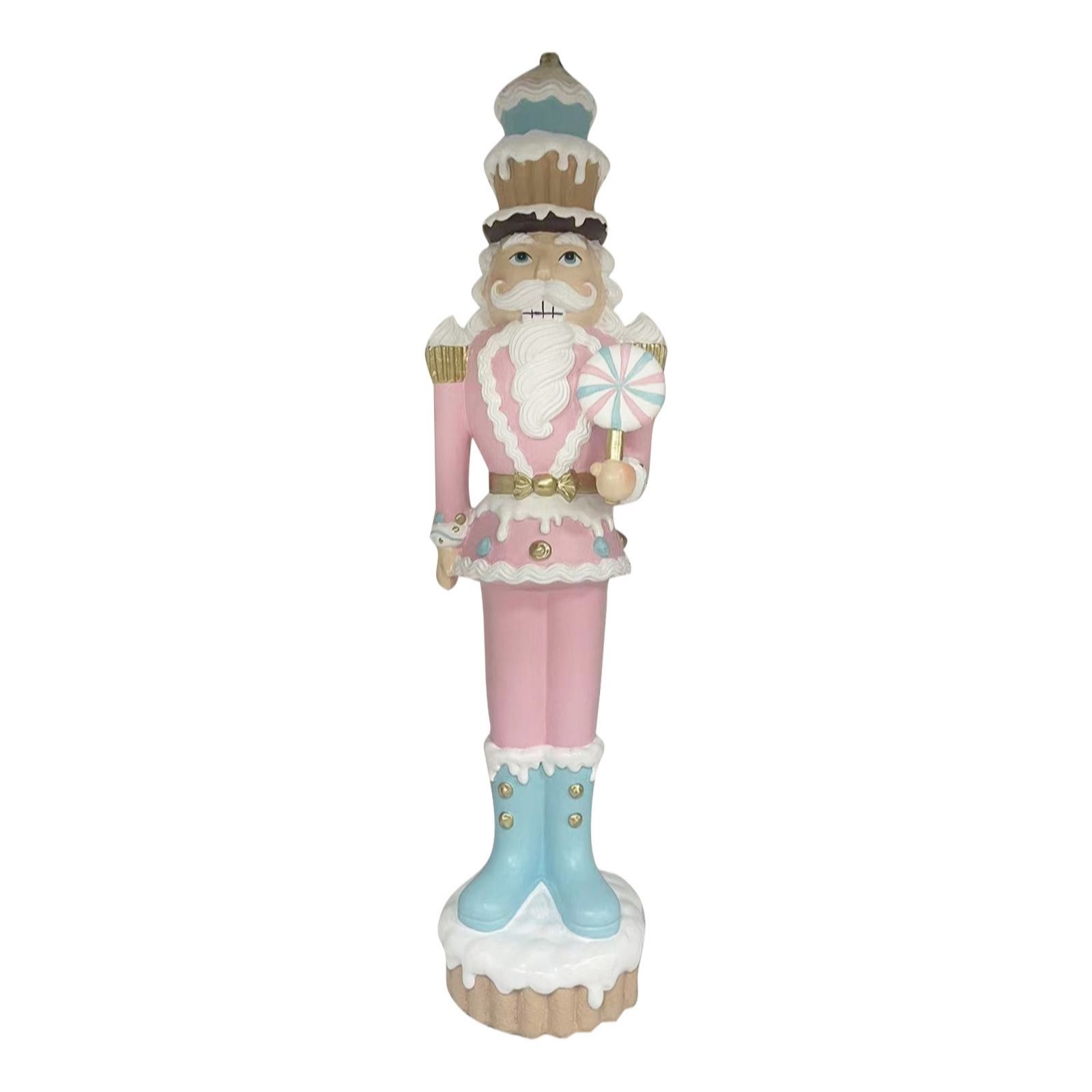 Santa Express Candy Cane Nutcracker - QVC UK